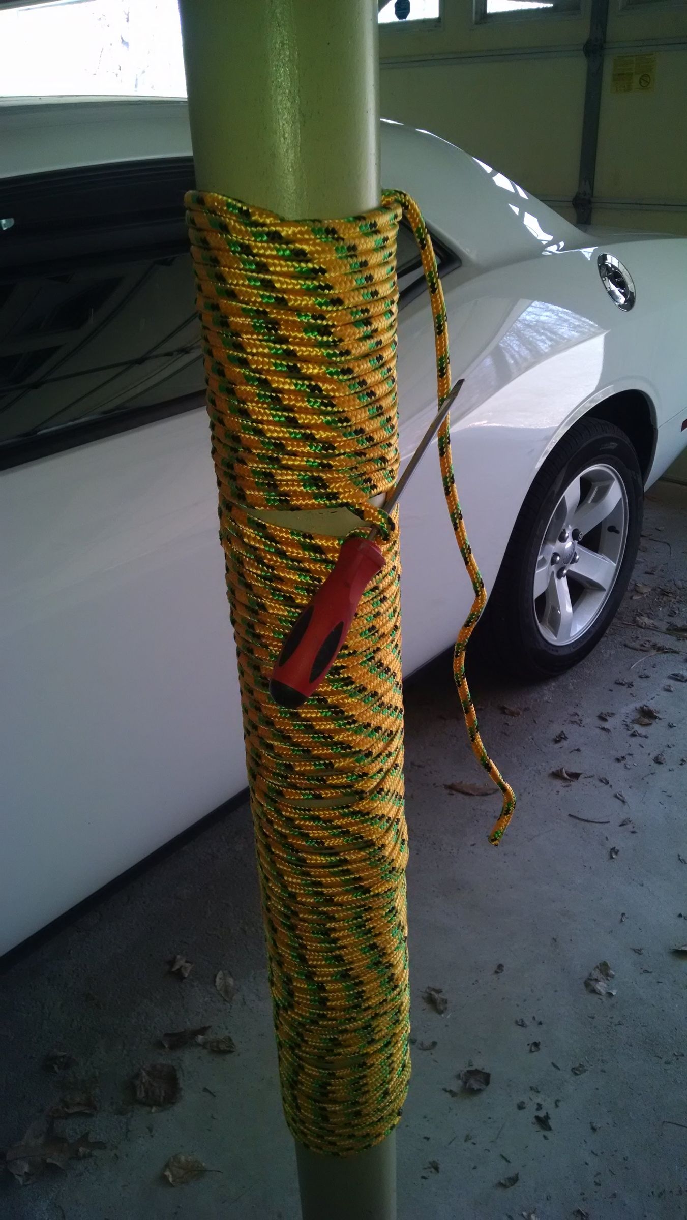 Car Door Protector From Garage Support Pole : 6 Steps - Instructables
