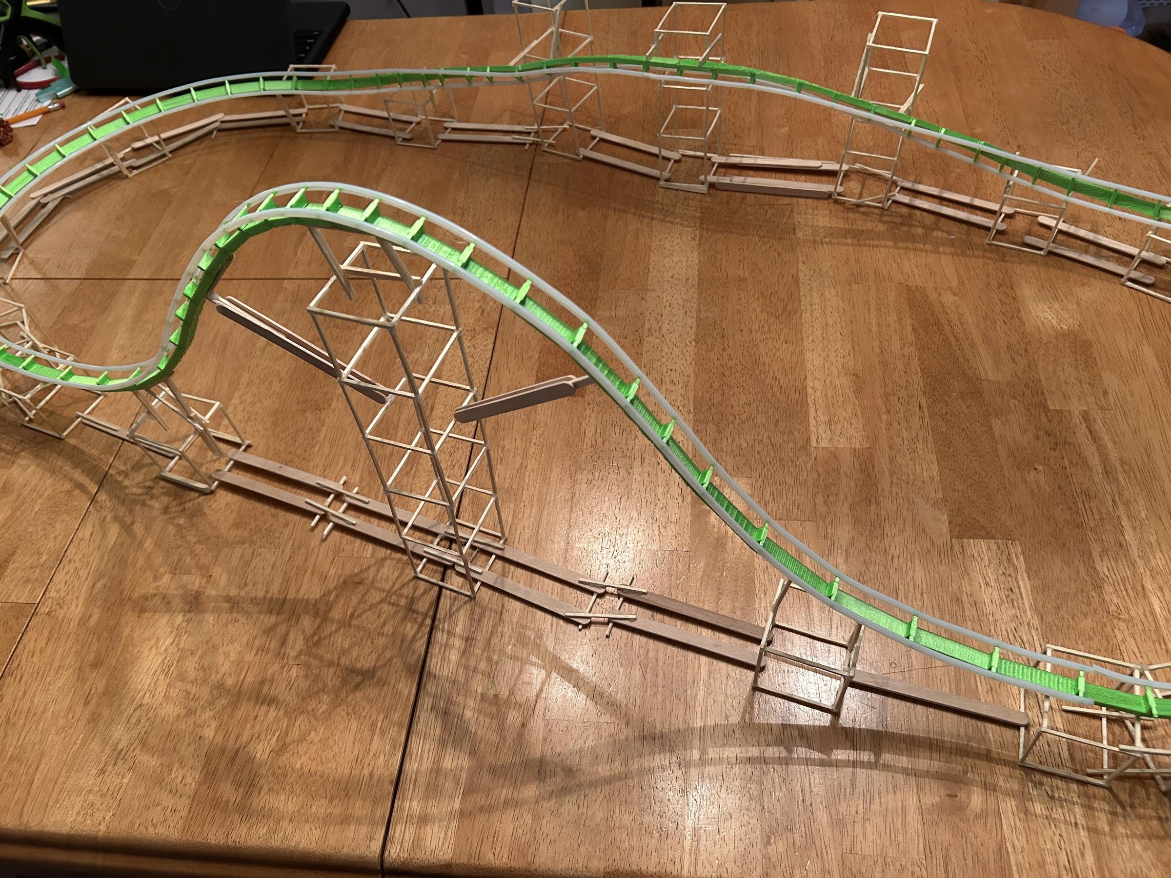 Roller Coaster Track and Structure Model : 9 Steps (with Pictures ...