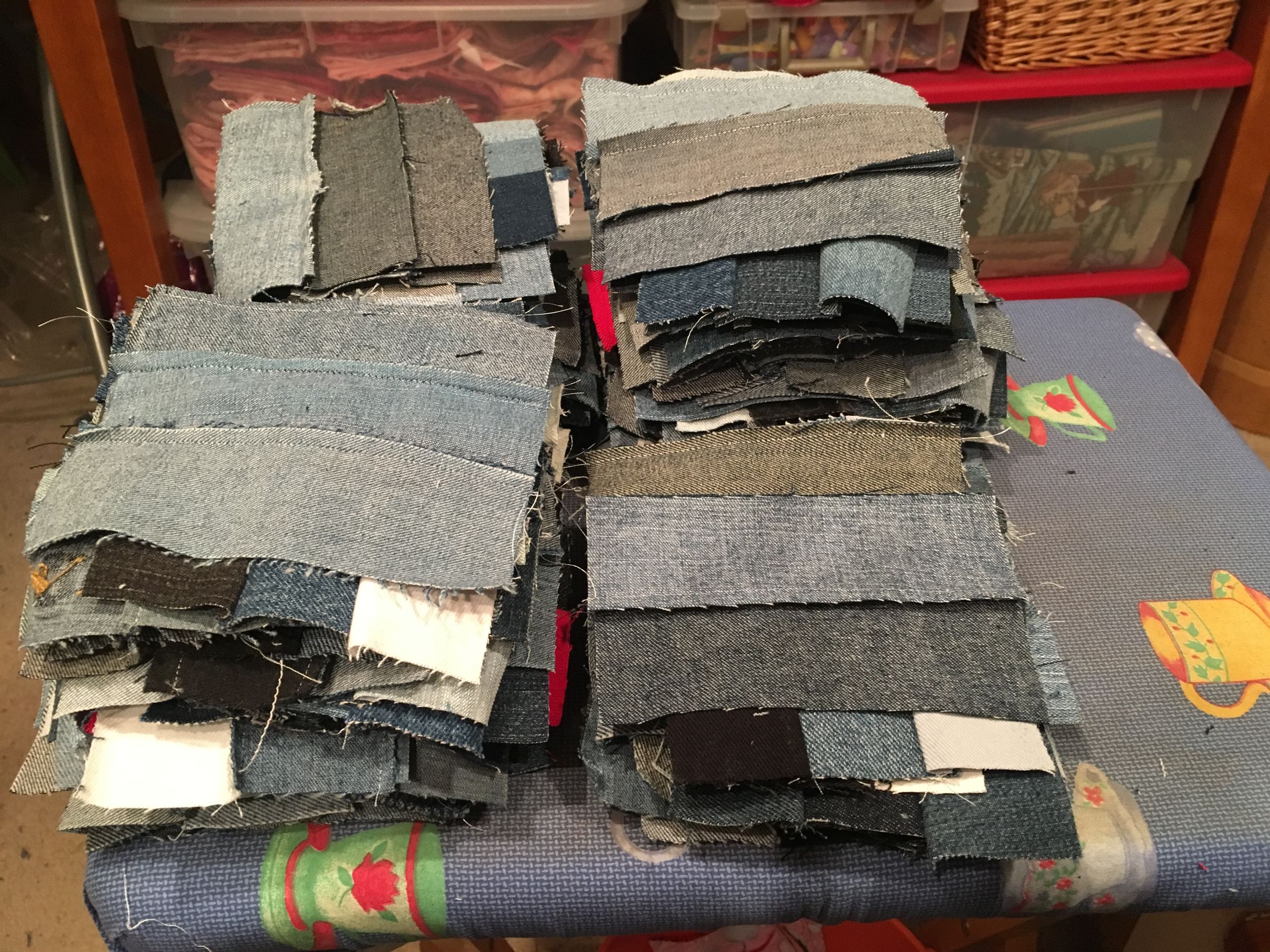Denim Crazy Rails for Warmth : 8 Steps (with Pictures) - Instructables