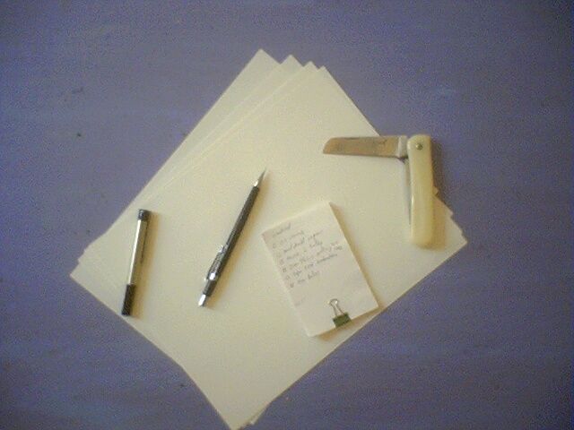 Pocketknife Paper Hipster PDA (and Business Card) Application : 5 Steps ...