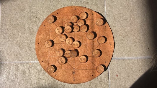 Portable Bagh-Chal Boardgame : 4 Steps (with Pictures) - Instructables