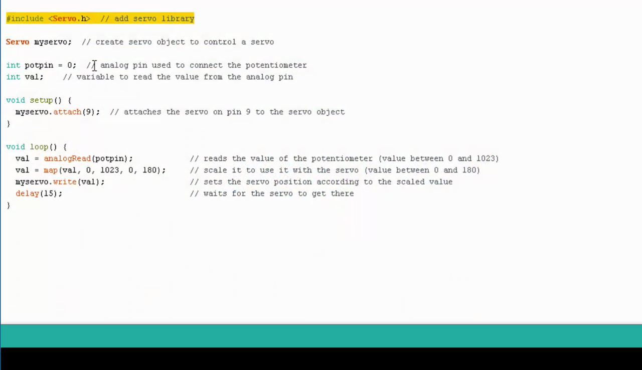 Arduino : How to Control Servo Motor With Potentiometer : 5 Steps (with ...