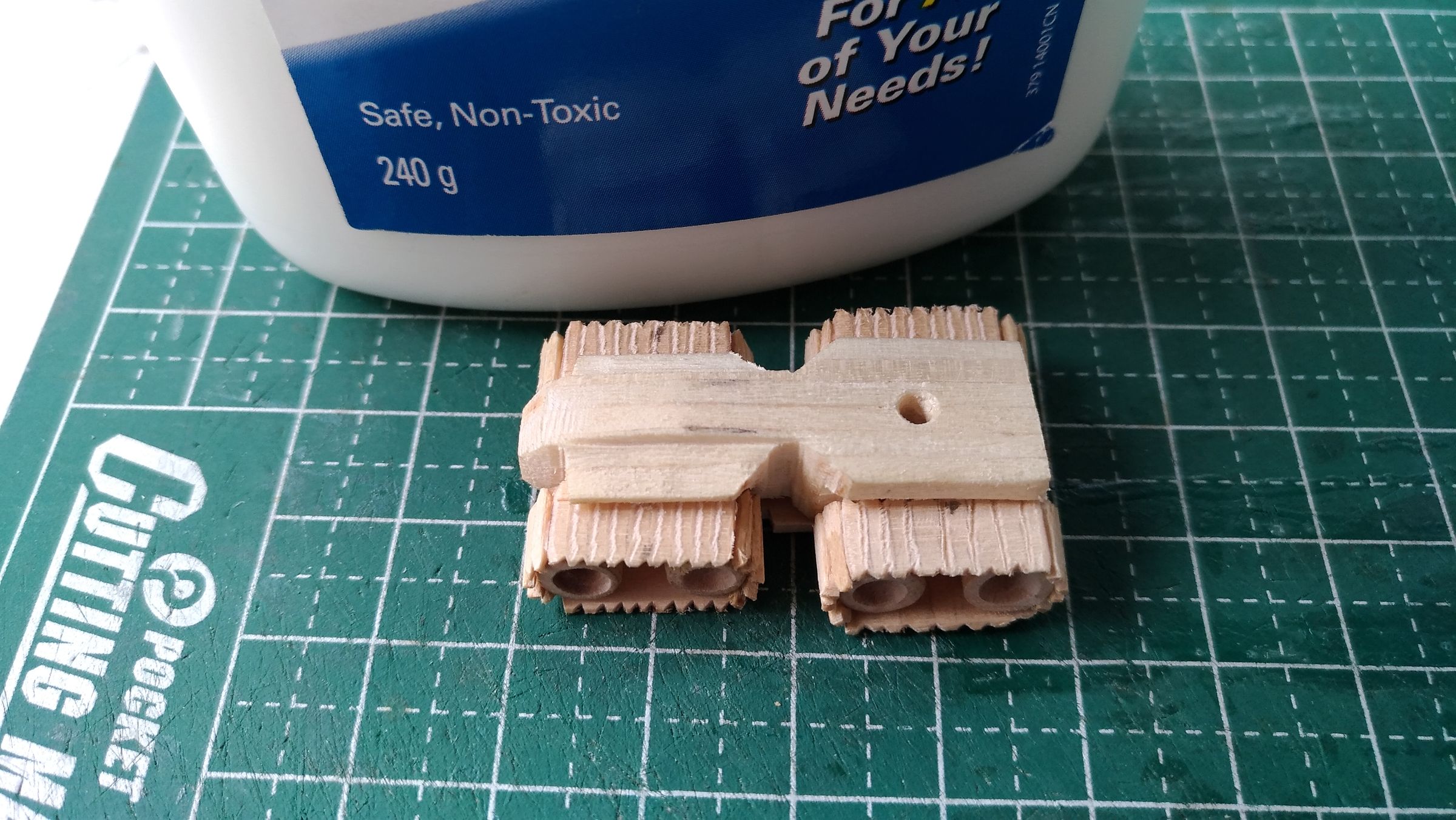 Starcraft 1 Terran Siege Tank Mini Popsicle Stick Model : 5 Steps (with ...