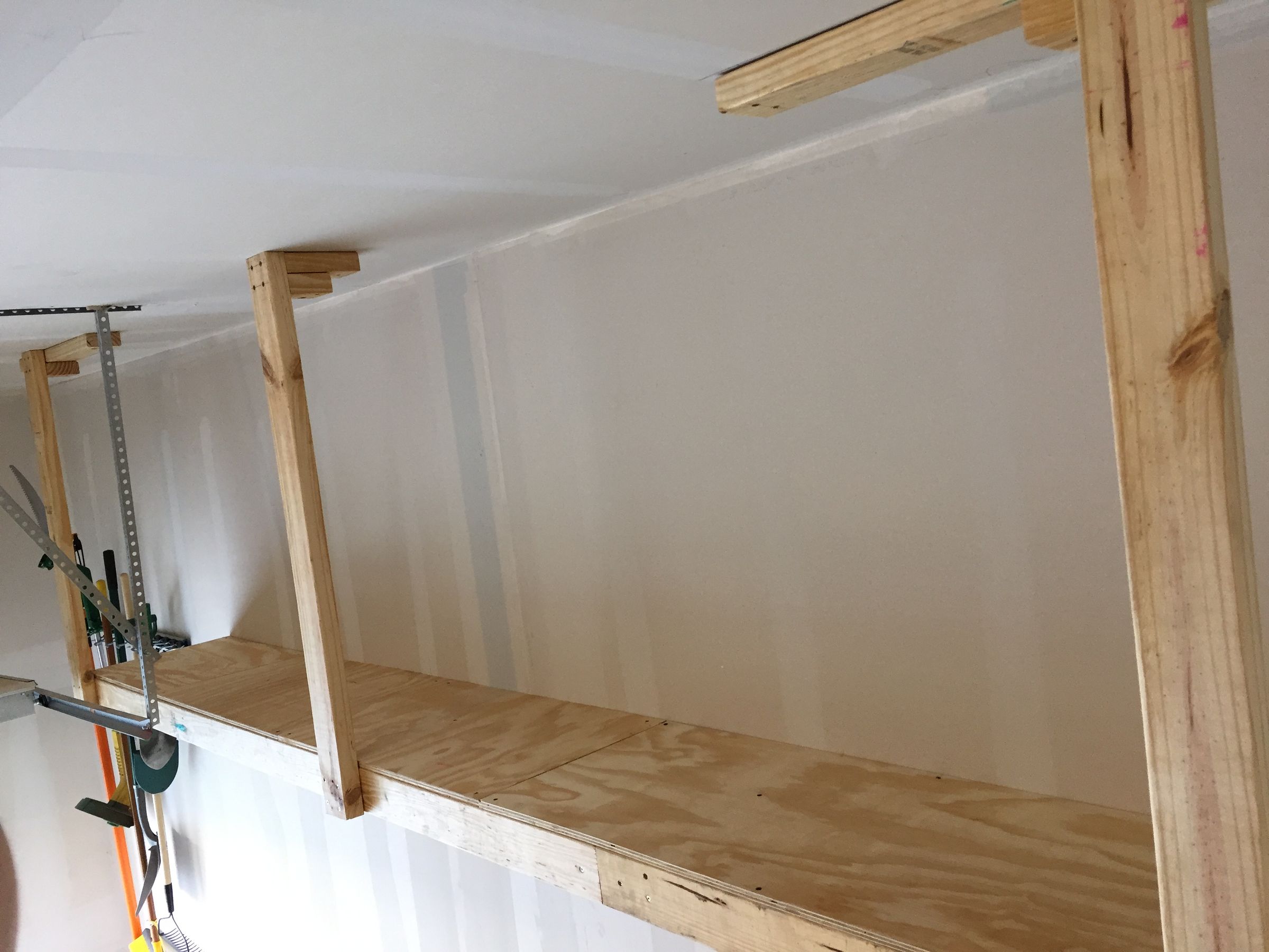 Garage Overhead Shelf : 10 Steps (with Pictures) - Instructables