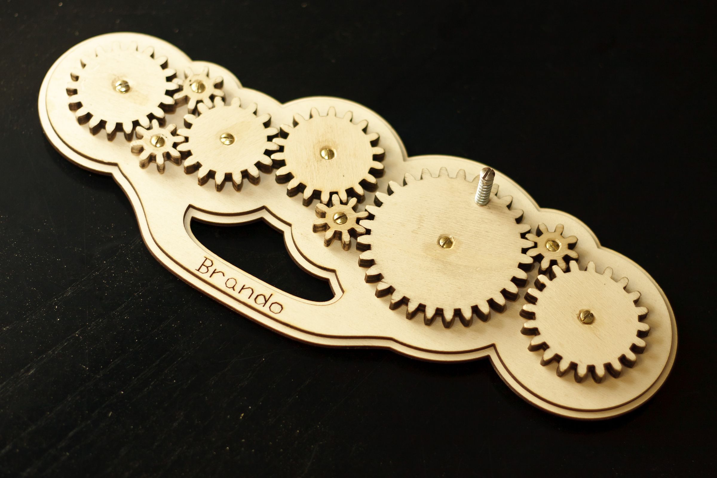 Wooden Gears Toy : 8 Steps (with Pictures) - Instructables