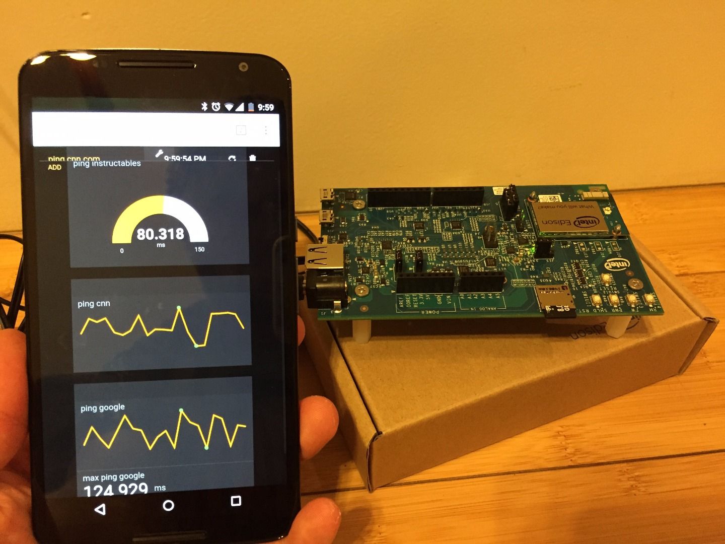 Intel Edison Sensor Dashboard Using Freeboard/Python/Flask (minimal ...