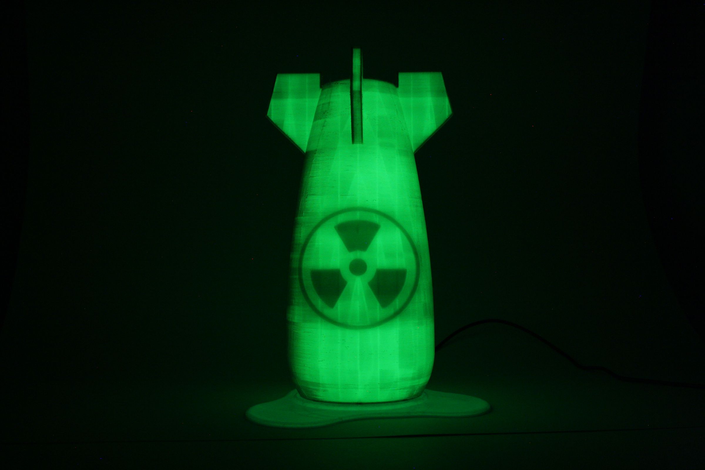 Glow-In-The-Dark Nuclear Bomb Night Light. : 5 Steps (with Pictures ...