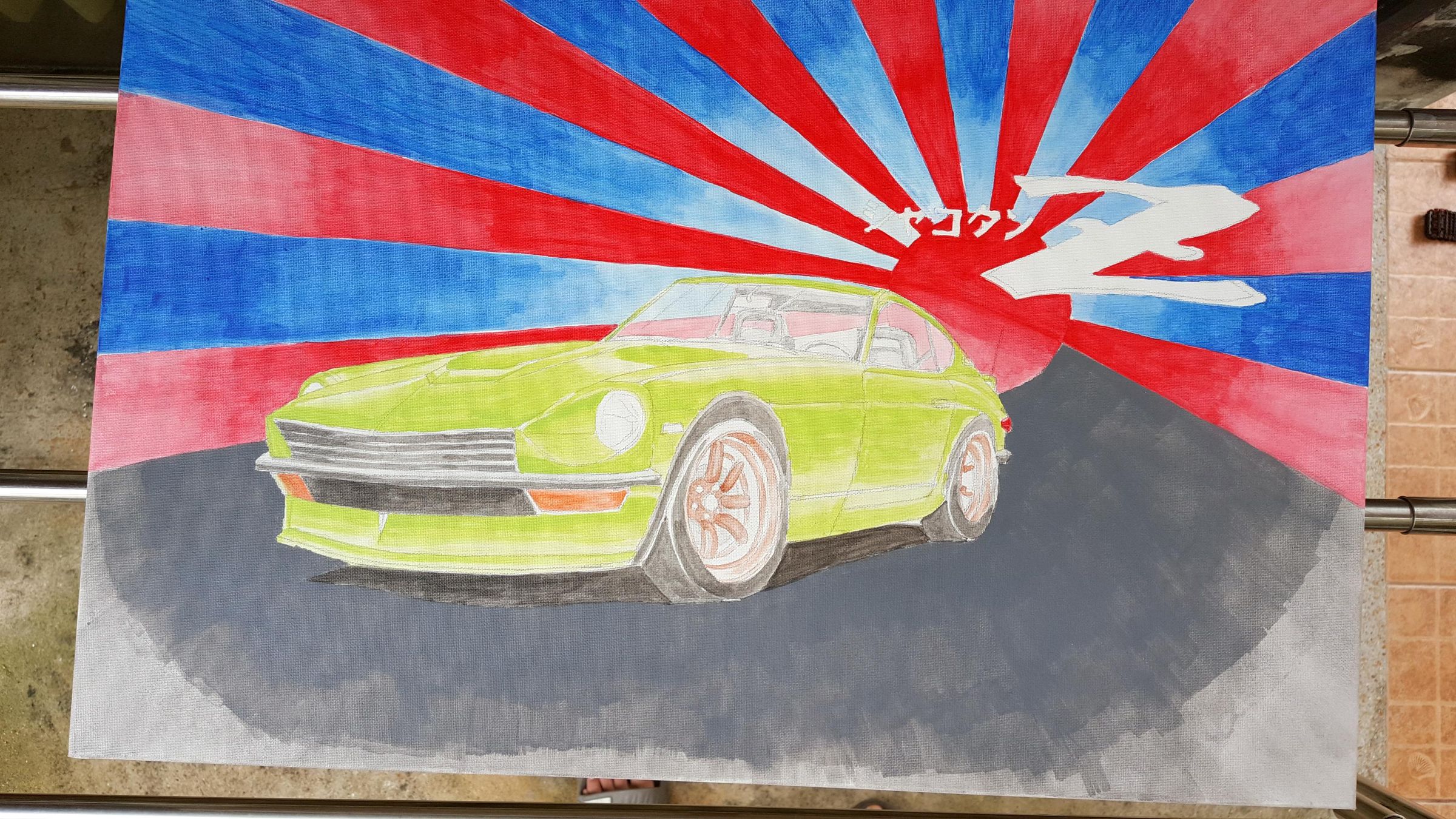 Datsun 240Z Painting. : 3 Steps - Instructables