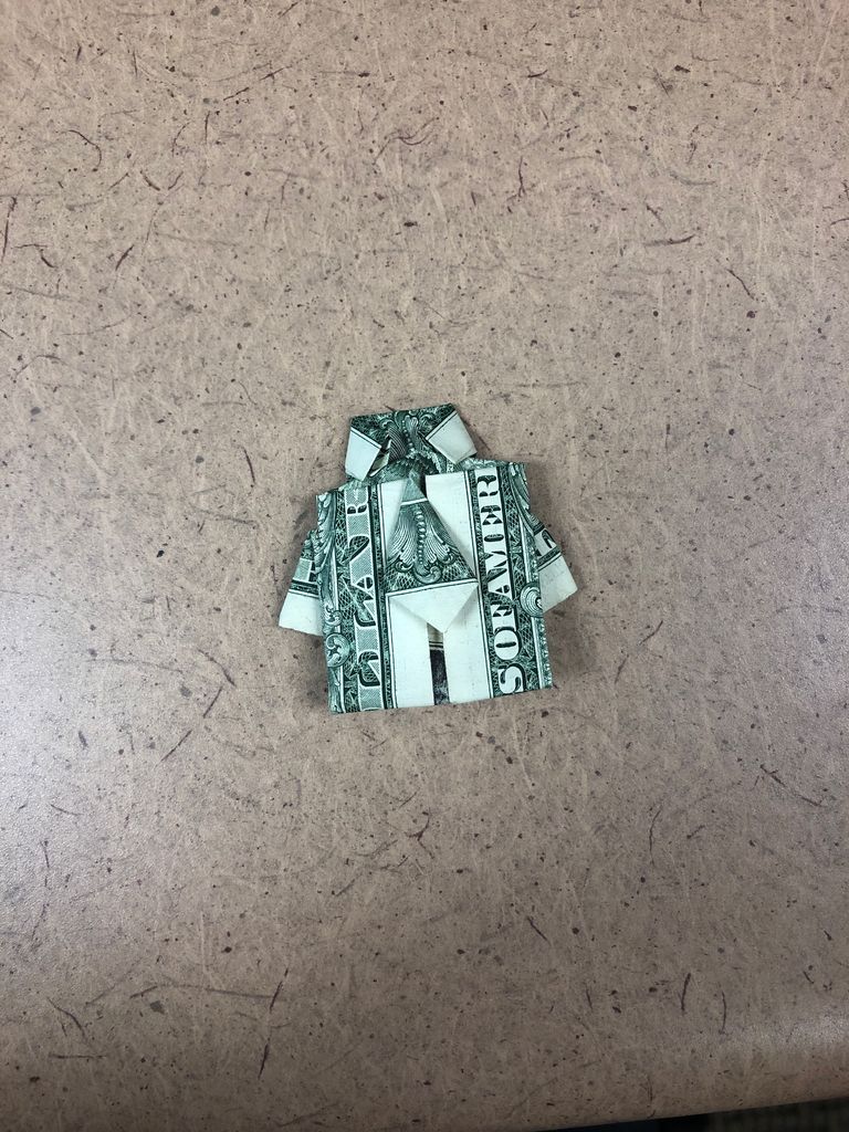 How To Make A Money Shirt And Tie