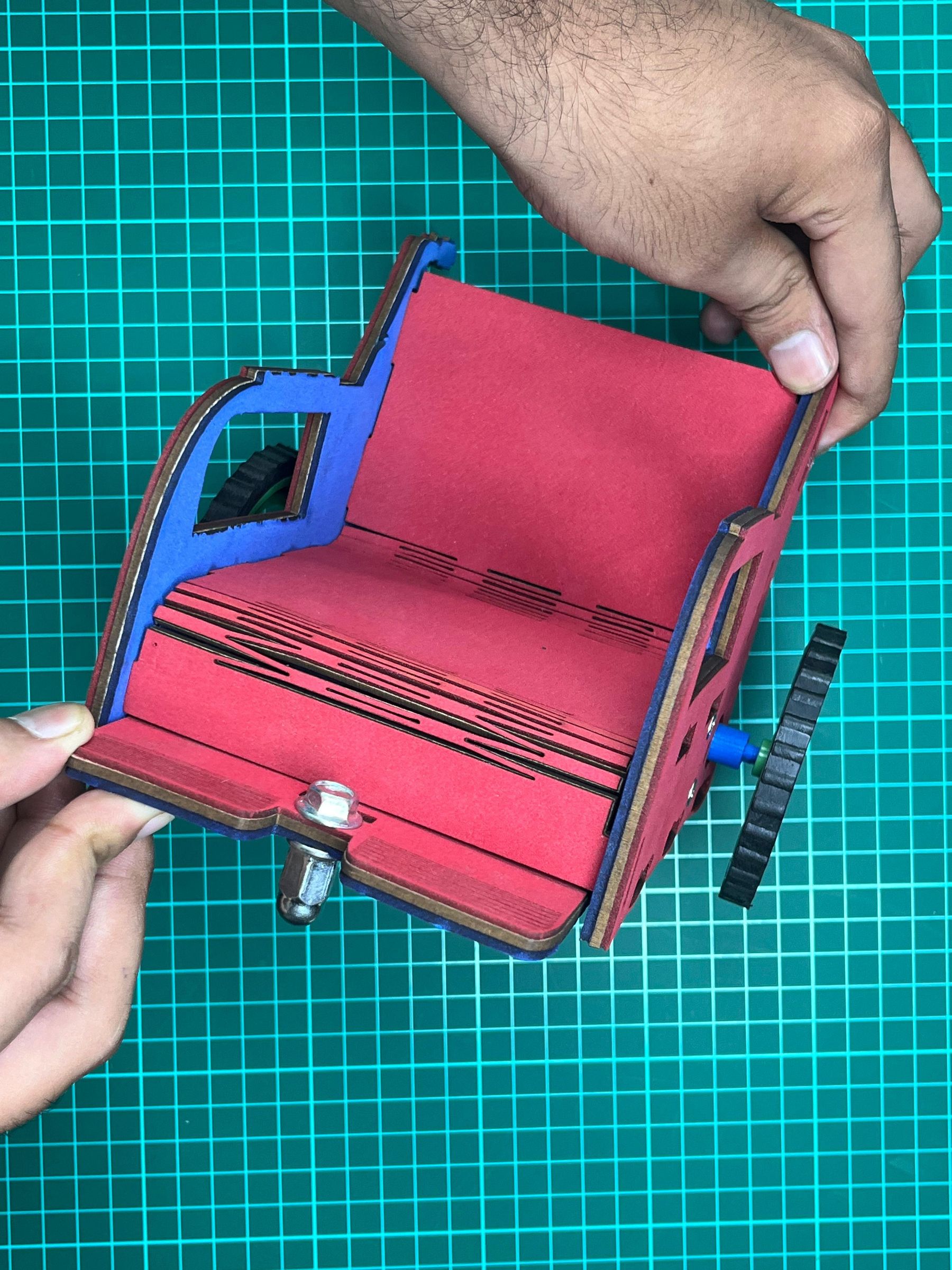 IR Remote Controlled Wheel Chair for Disabled Person : 9 Steps ...