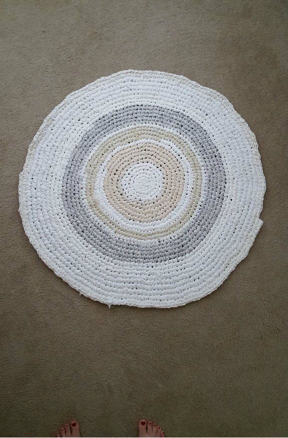 Round Rag Rug Crochet Pattern