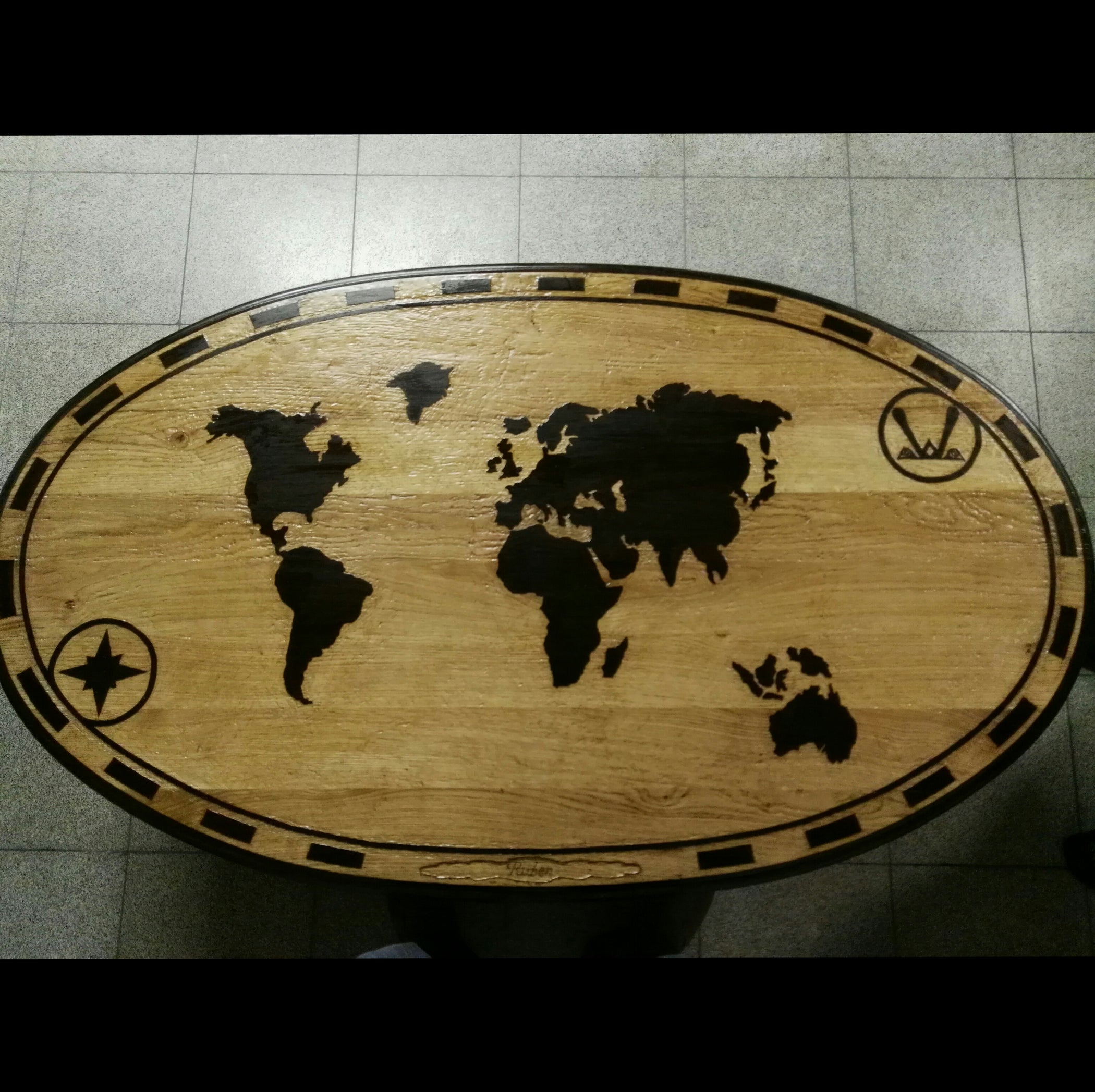 World Map Tabletop : 6 Steps (with Pictures) - Instructables
