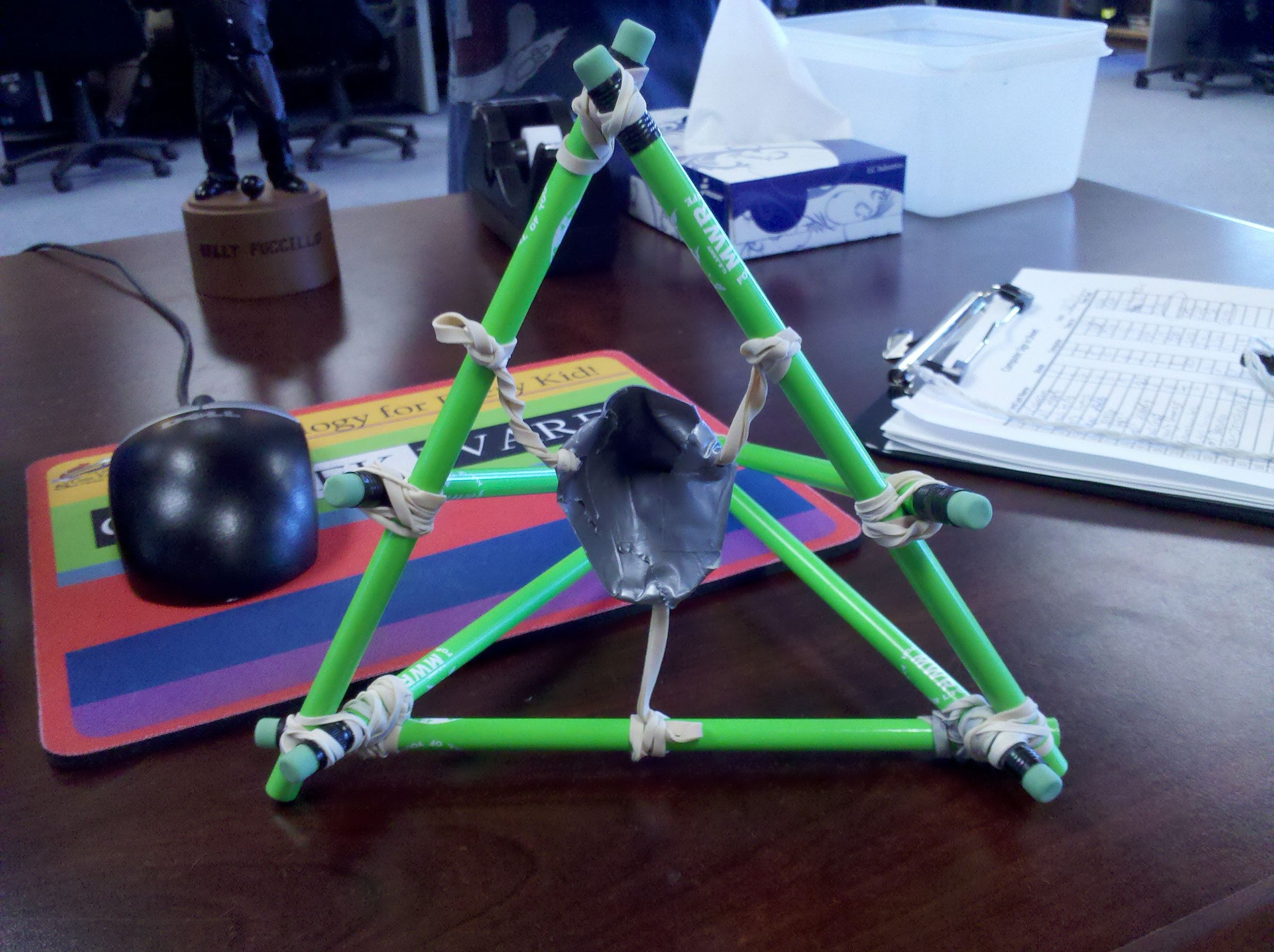 Youth Center Desktop Slingshot Catapult : 7 Steps (with Pictures ...