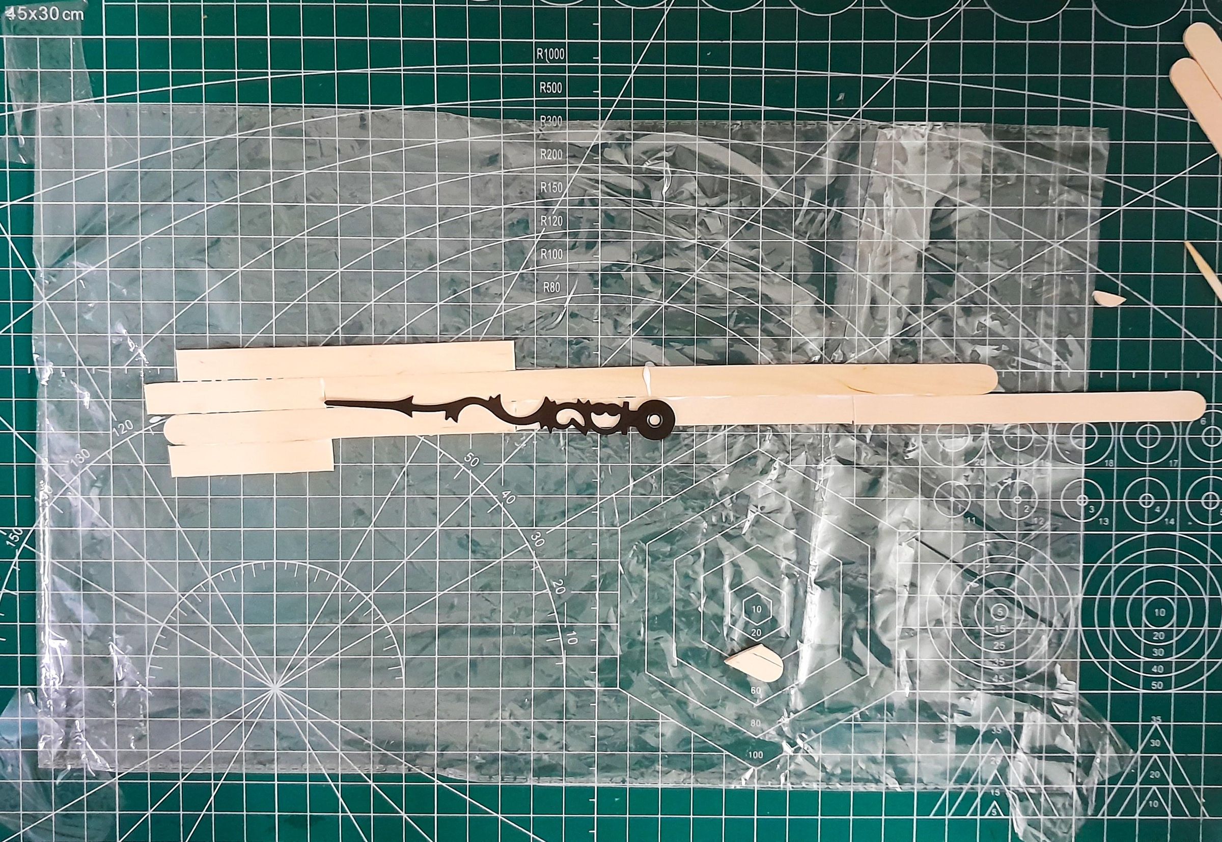 "Time Heals": Artisan Clock, Hobby Project From Simple Wooden Items ...