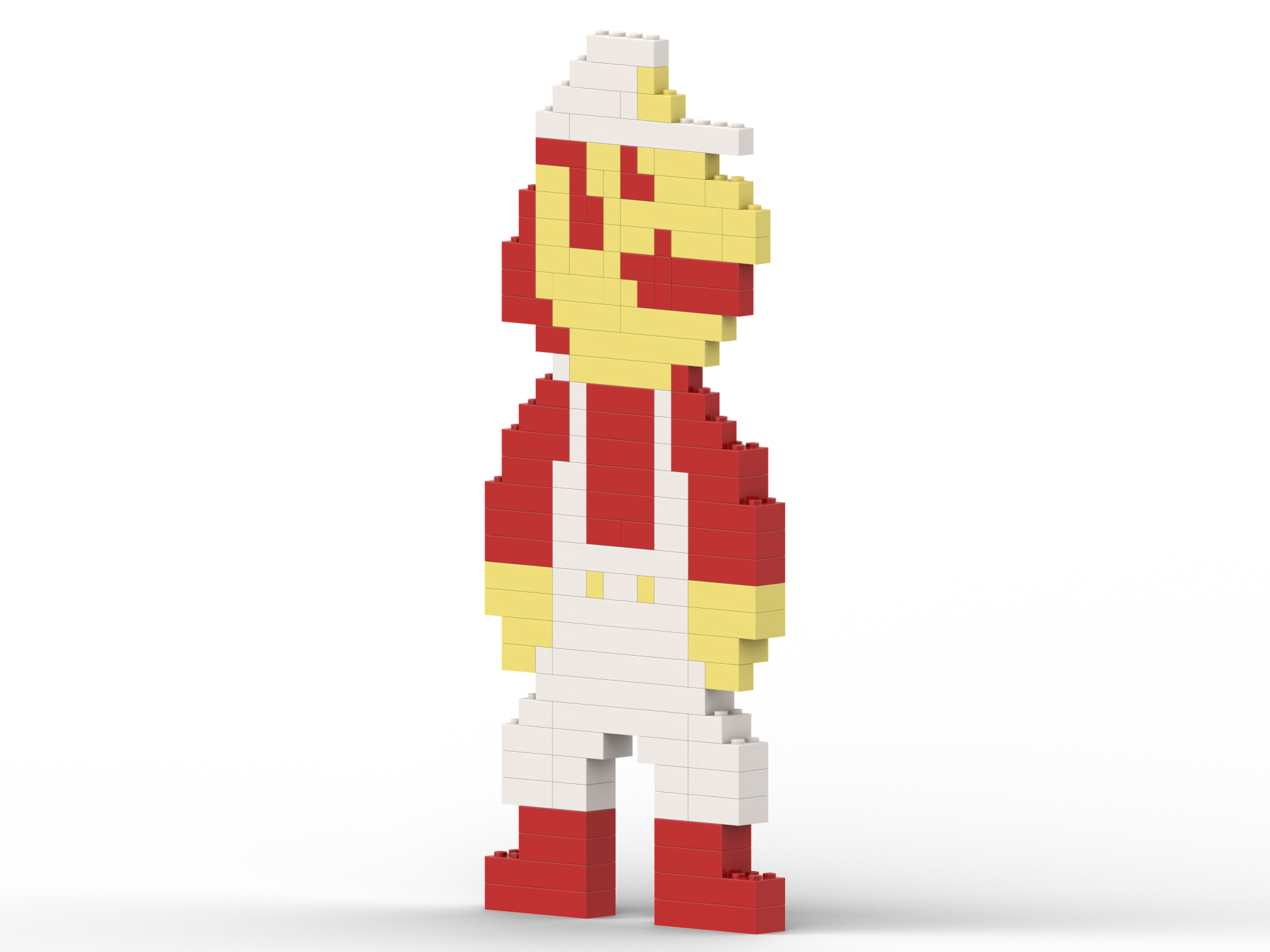 How to Make a Retro Lego SMB Fire Mario Using LEGOs - Build ...