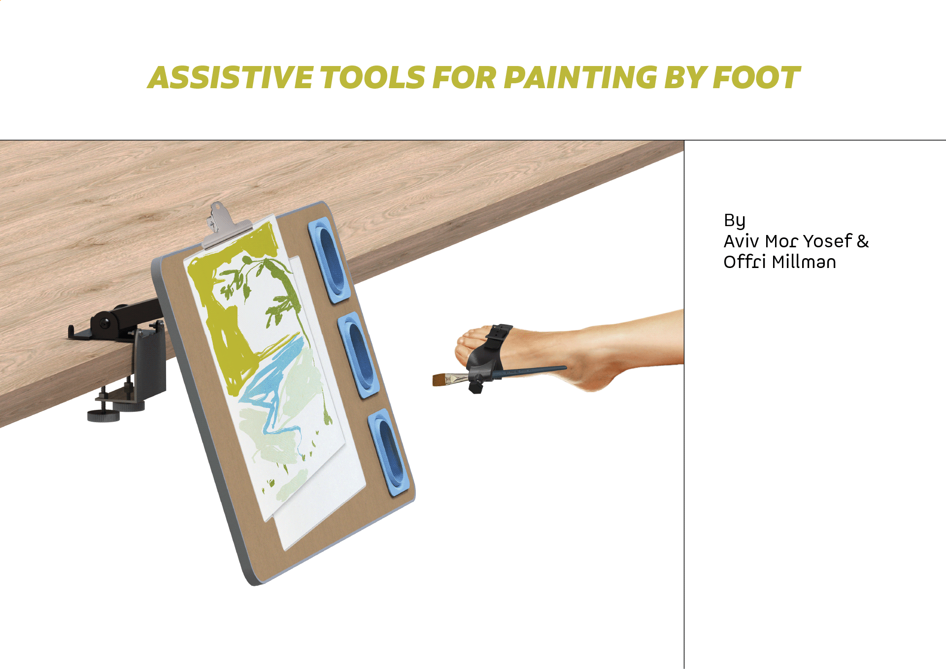 Assistive Tools for Painting by Foot : 5 Steps (with Pictures ...