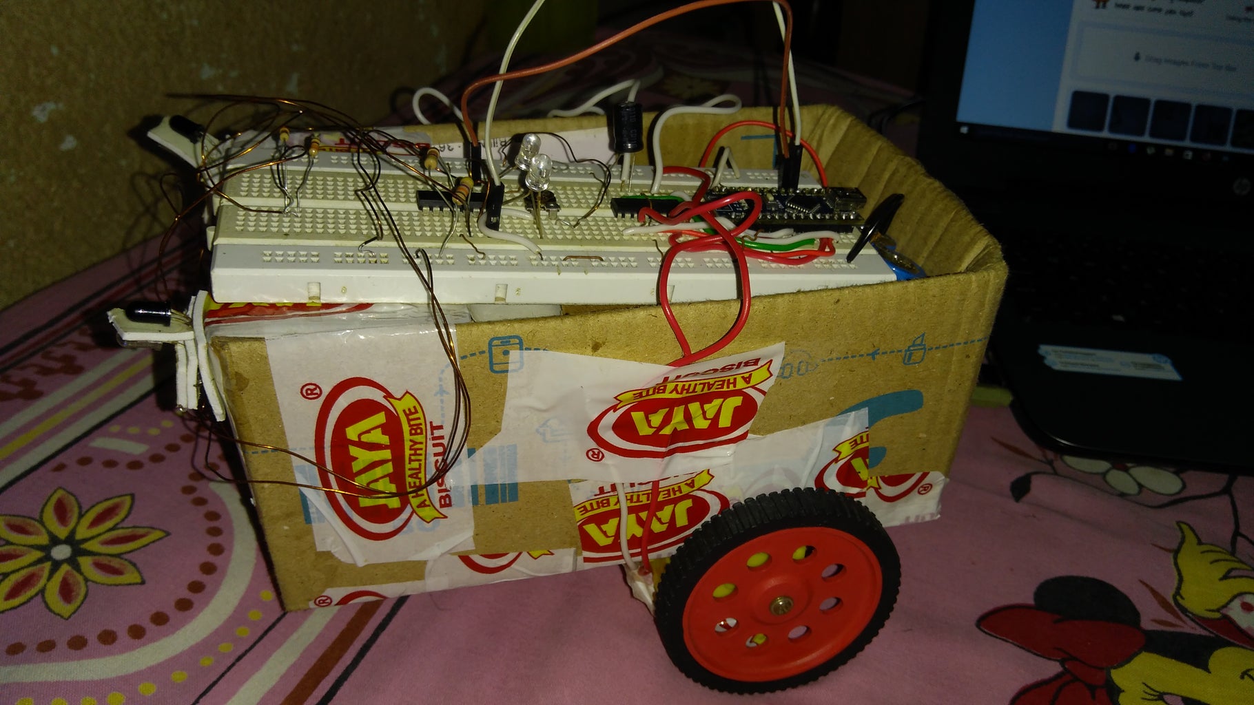 Arduino Based Gesture Controlled Bot Using Simple Components 4 Steps Instructables
