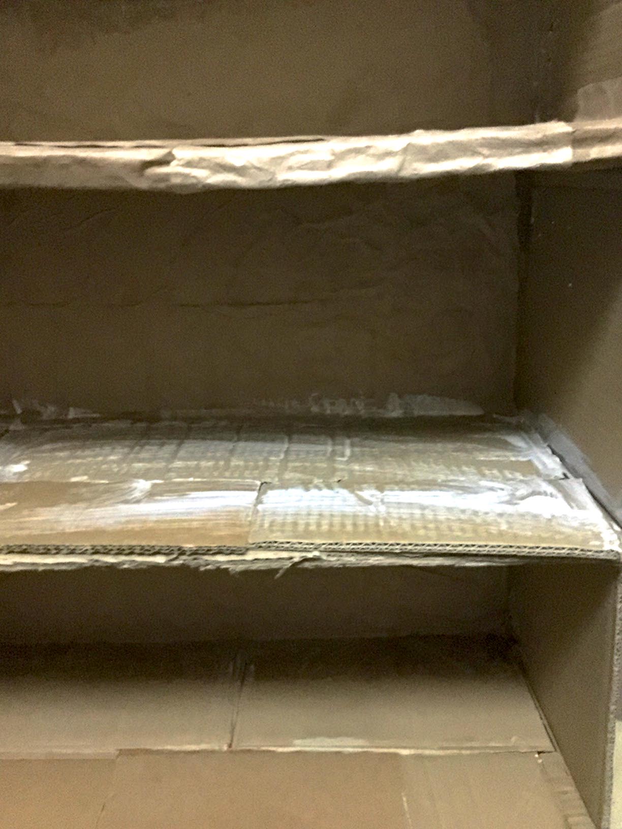 Turn Old Cheap CardBoard Box Into a Useful Premuim Storage Shelf With ...