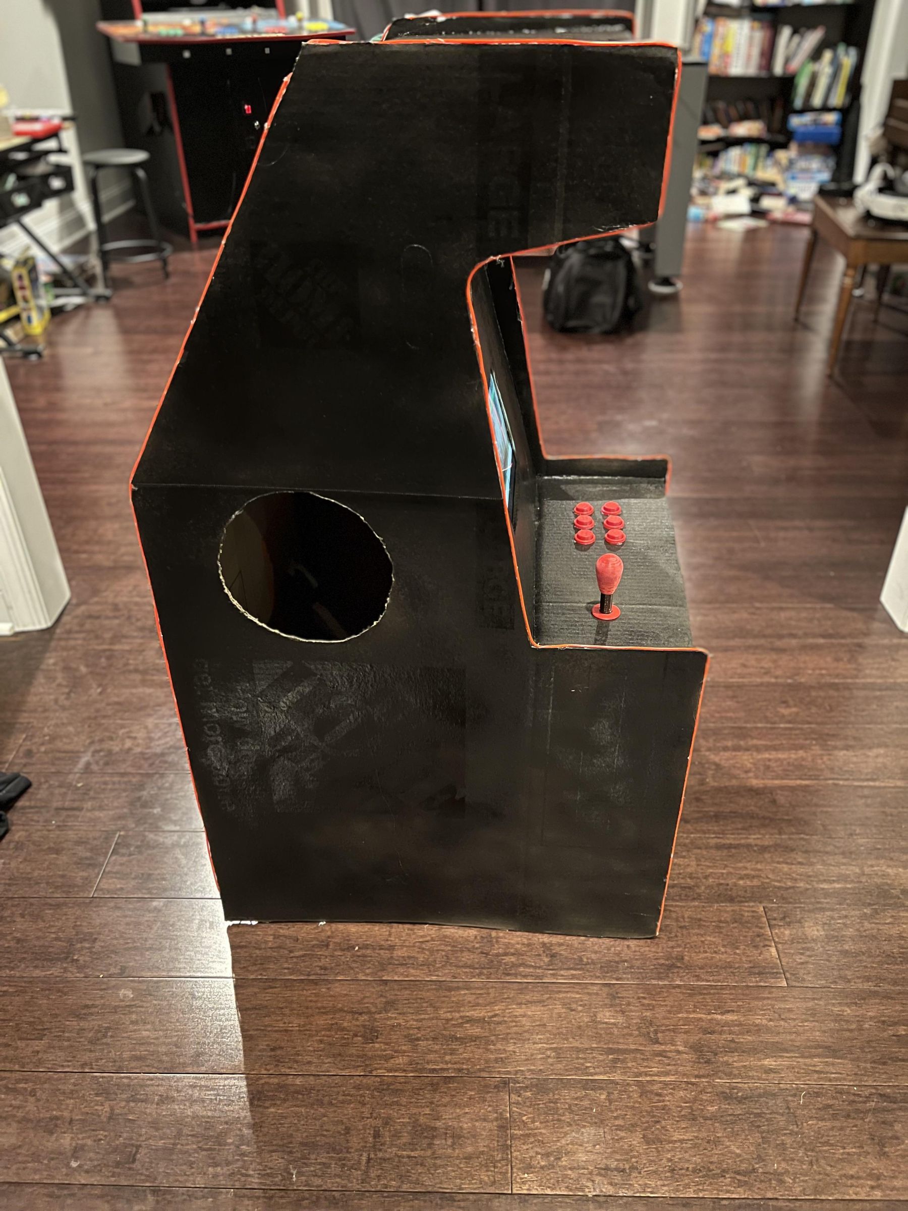 DIY Glowing Arcade Halloween Cardboard Costume : 11 Steps (with ...