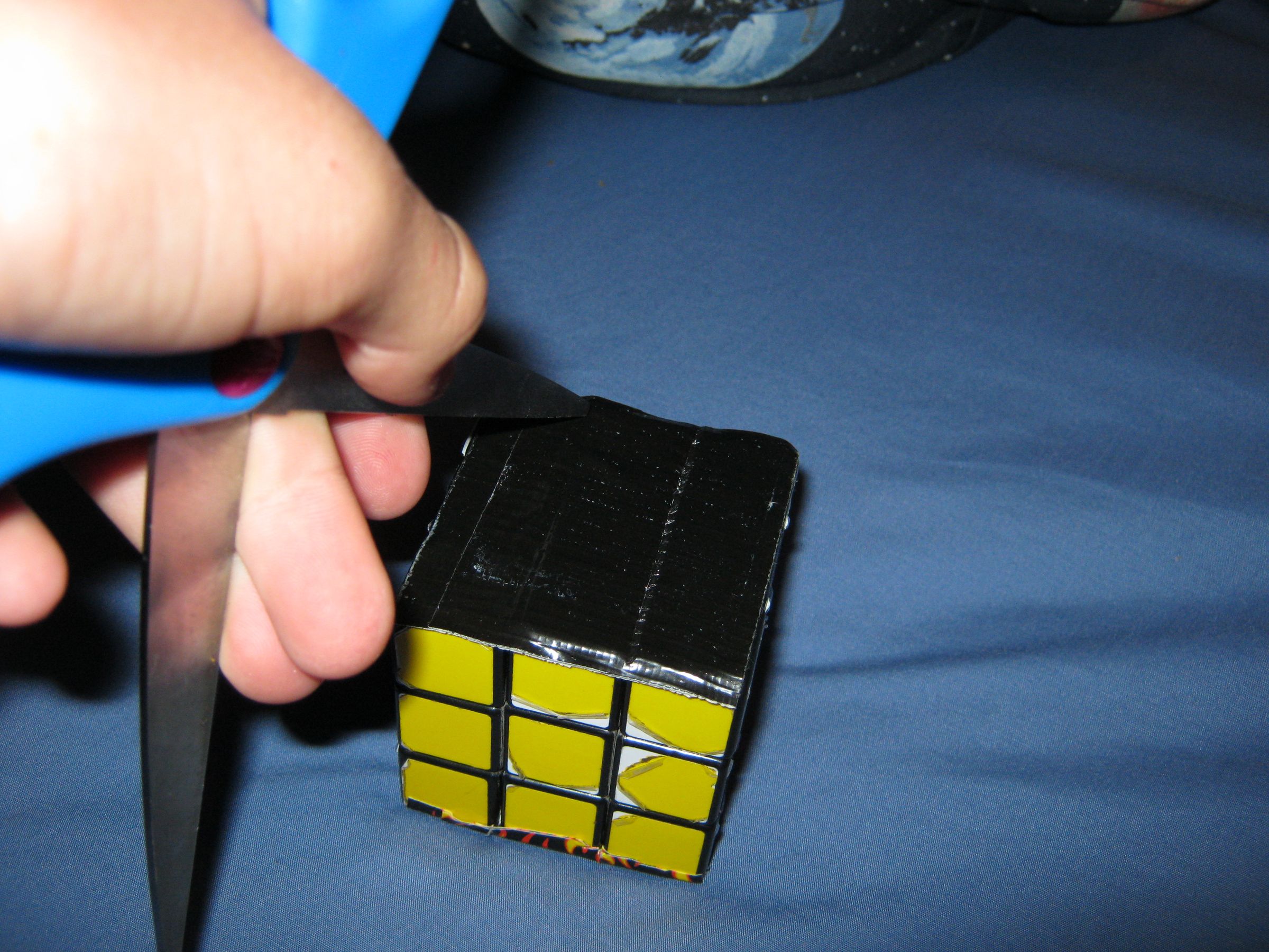 Customize Rubik's Cube With Duct Tape : 5 Steps - Instructables