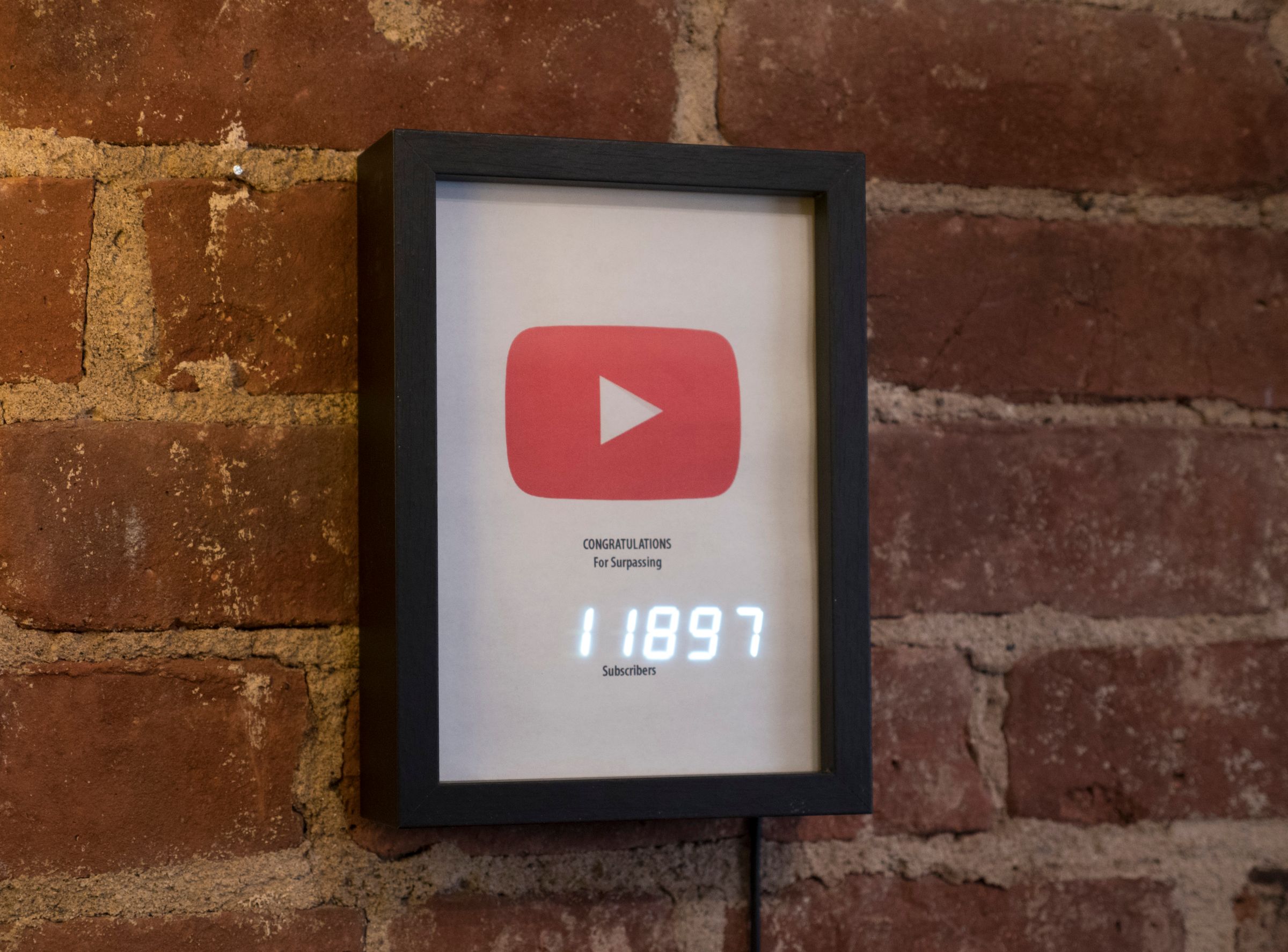 YouTube Subscriber Counter With ESP8266 : 6 Steps (with Pictures ...
