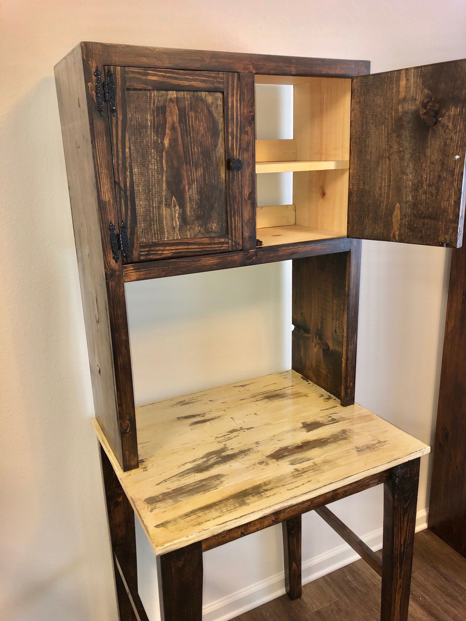 How to Build a Kitchen Side Table With Cabinets : 20 Steps - Instructables