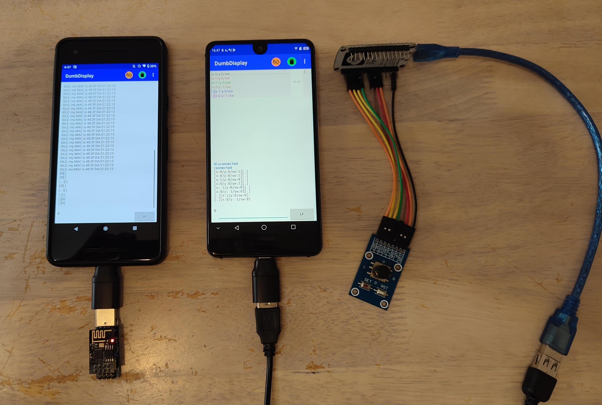 Wireless Joystick Module Experiment With Esp8266 On Esp Now 6 Steps