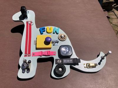 Fun Shaped Busy Boards for Toddlers : 6 Steps (with Pictures ...