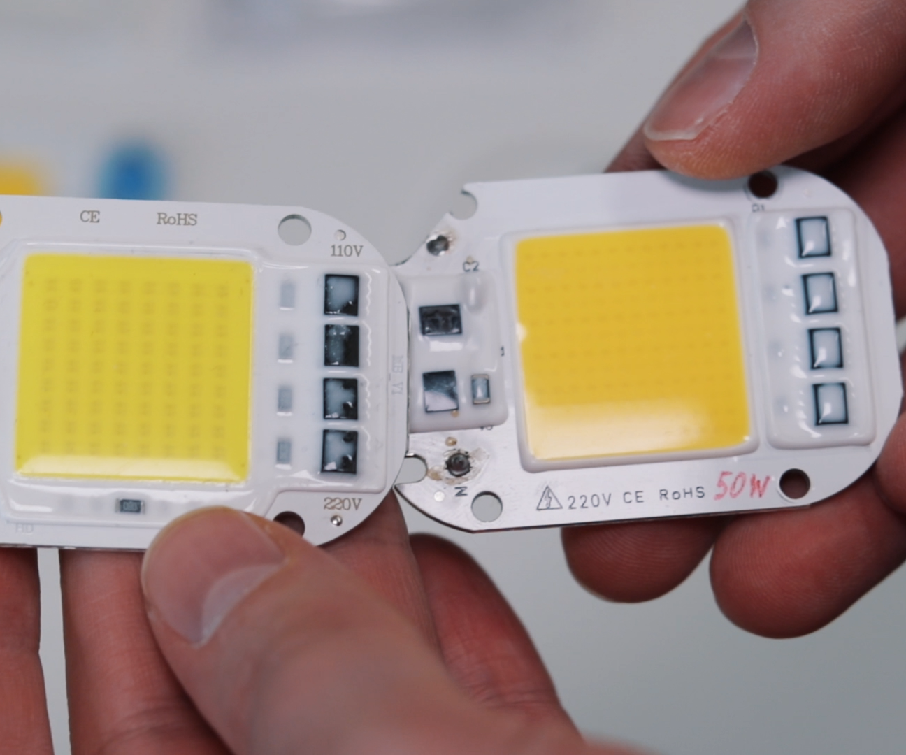 DIY FLOODLIGHT W/AC LEDs (+EFFICIENCY VS DC LEDs) : 21 Steps (with ...