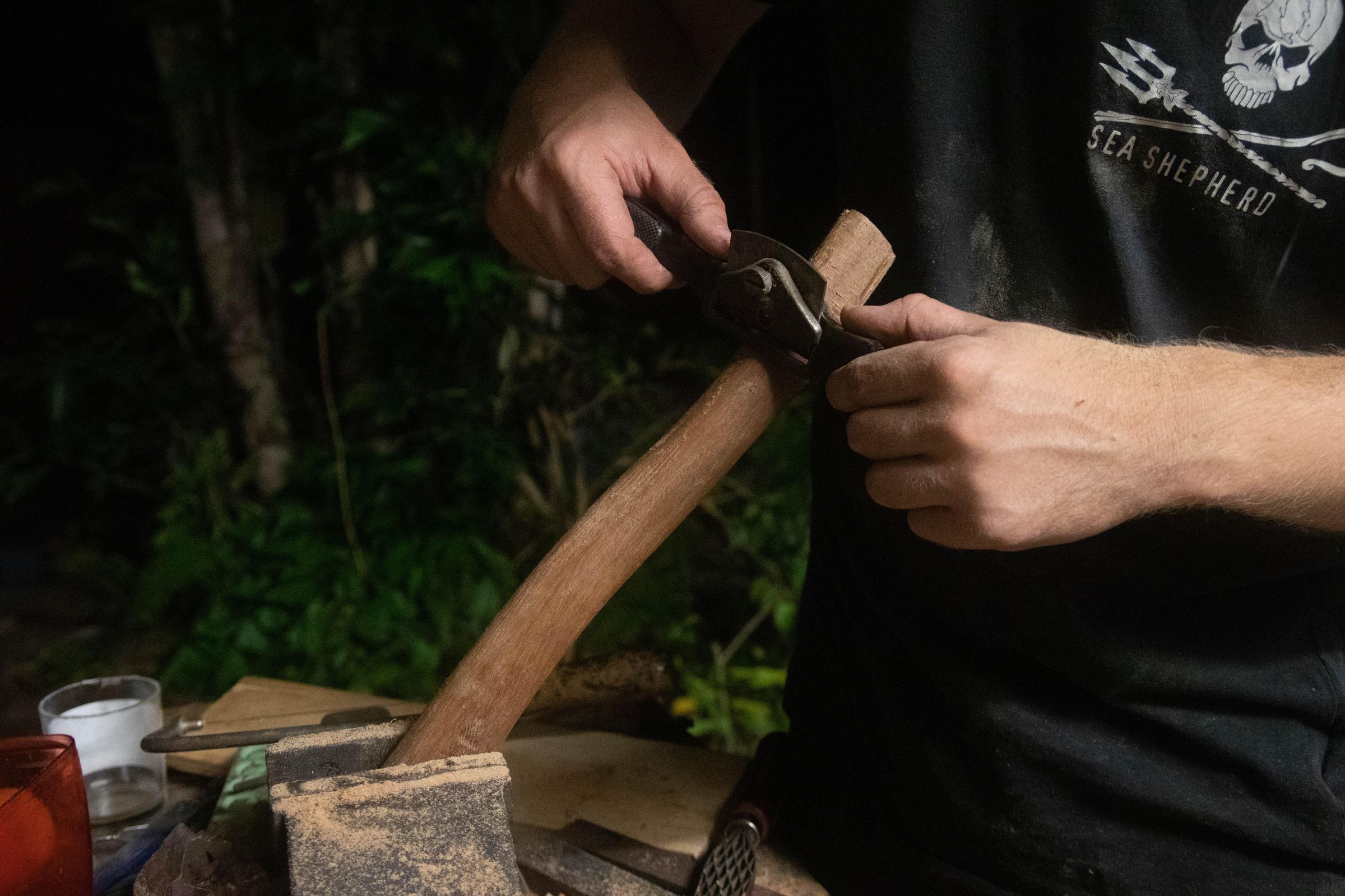Axe Made From Bike Chain and an Old Rasp. Aka: Mad Maxe! : 13 Steps ...