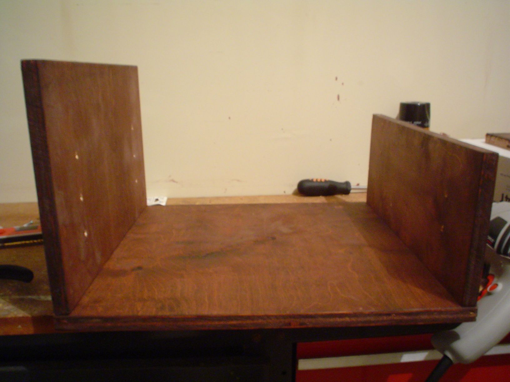 Floating Computer Desk Workstation (with Hidden Printer Area and ...