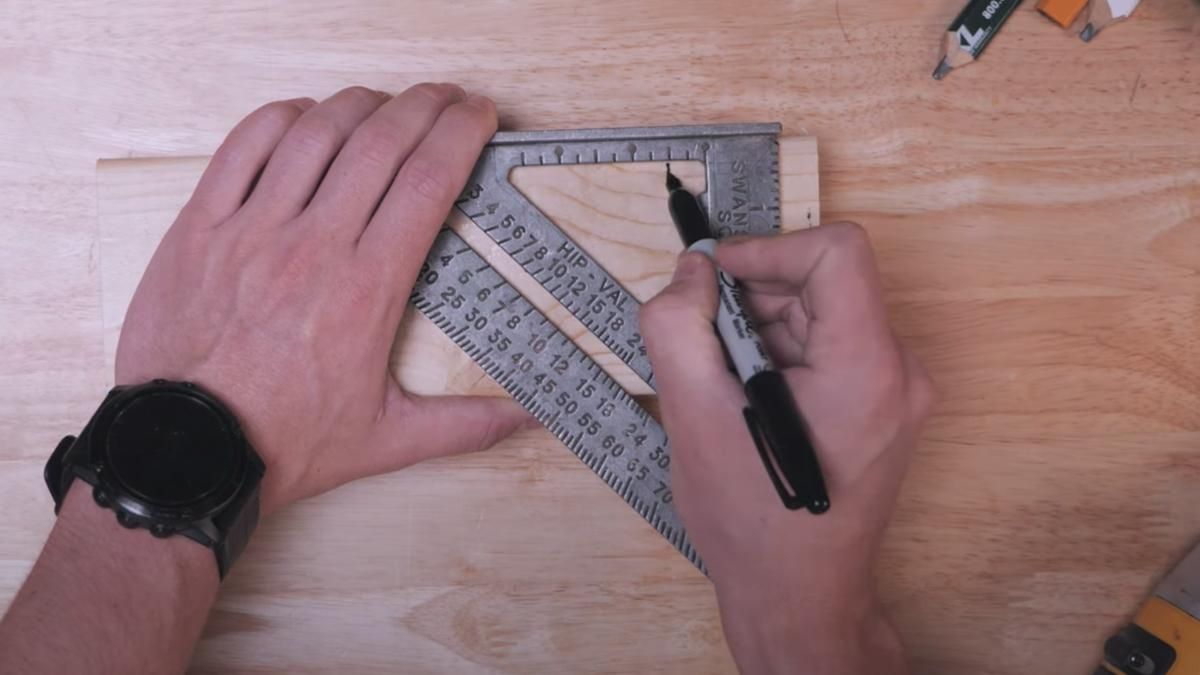 How to Use a Speed Square | the Basics : 14 Steps (with Pictures ...