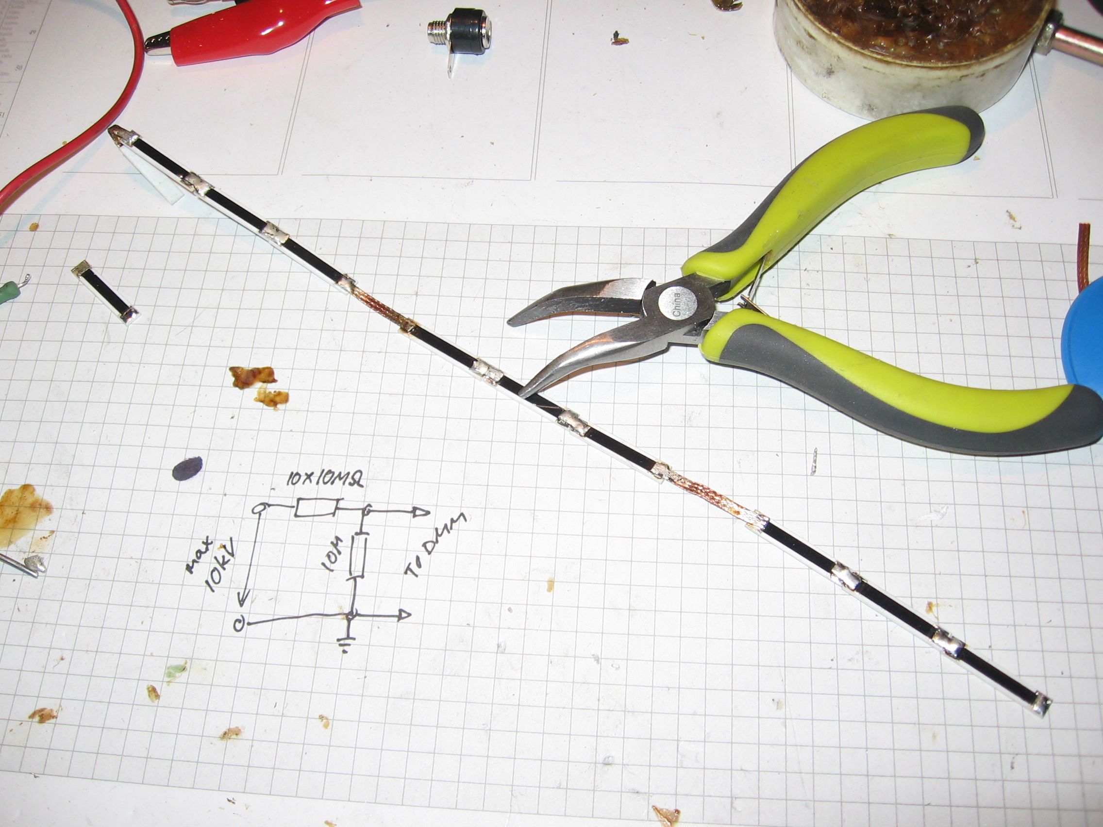 DIY High Voltage Probe for Digital Multimeters - Instructables