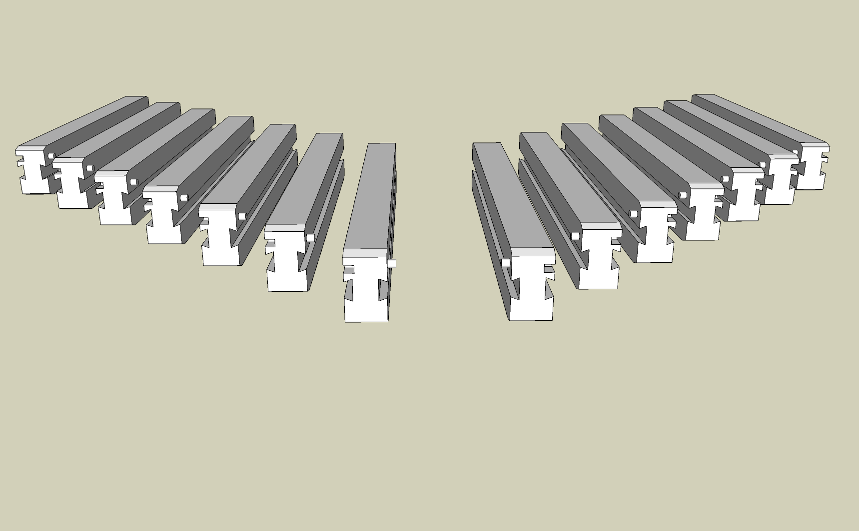 Expandable Formal Dining Table That Seats Ten and Fits in a Closet : 22 ...