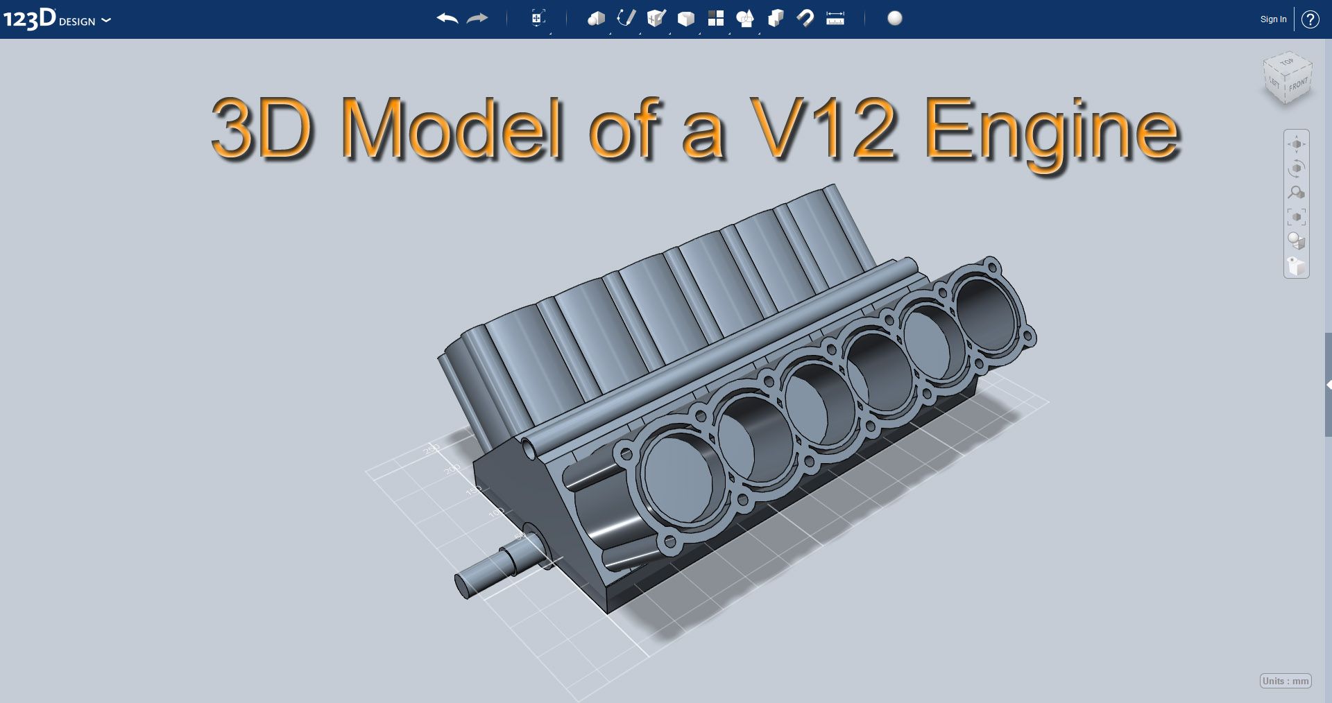3D V12 Engine : 5 Steps - Instructables