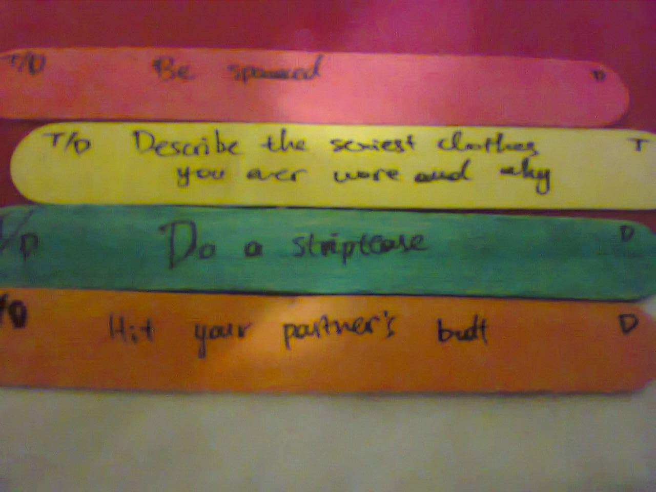 Truth or Dare Sticks - Instructables