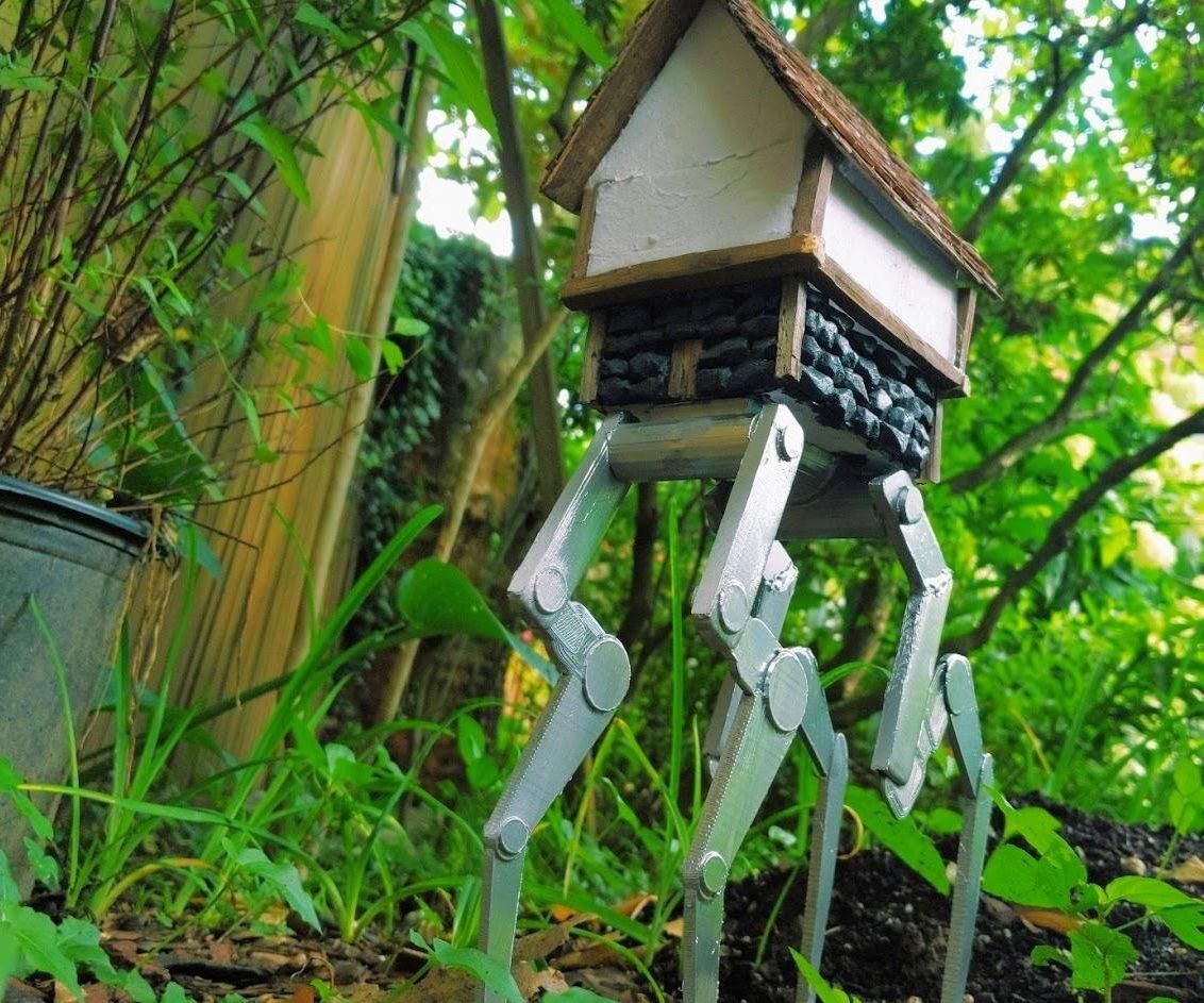 House With Robotic Legs (scene) : 12 Steps (with Pictures) - Instructables