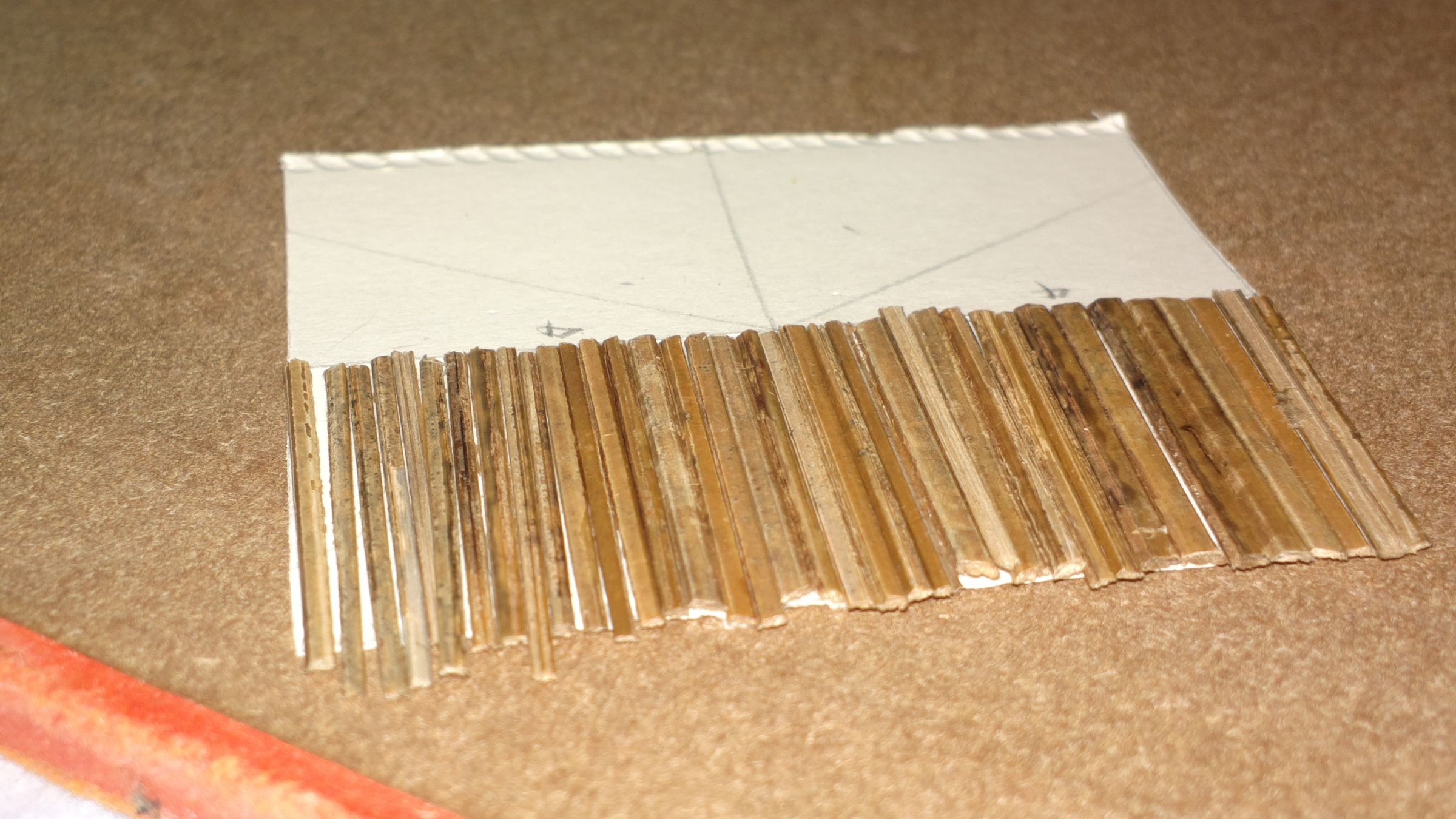 Miniature Cabin With Coconut Midrib and Card Board : 8 Steps ...