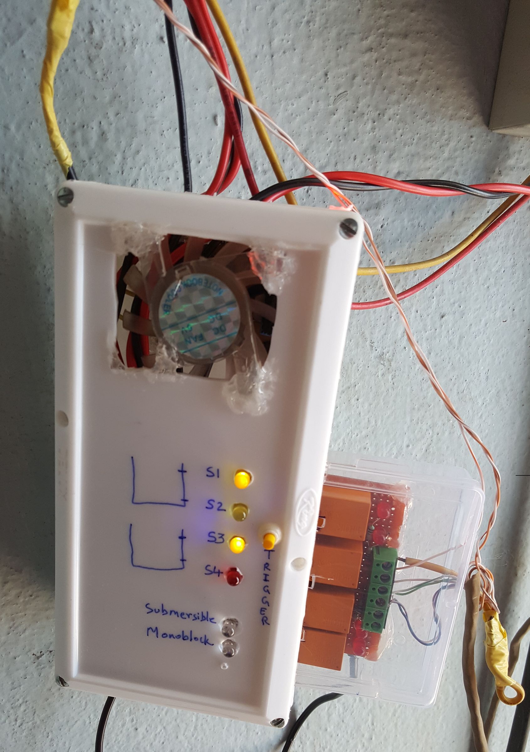 Automatic Water Level Controller for 2 Pumps and 1 Rooftop Tank and 1 ...