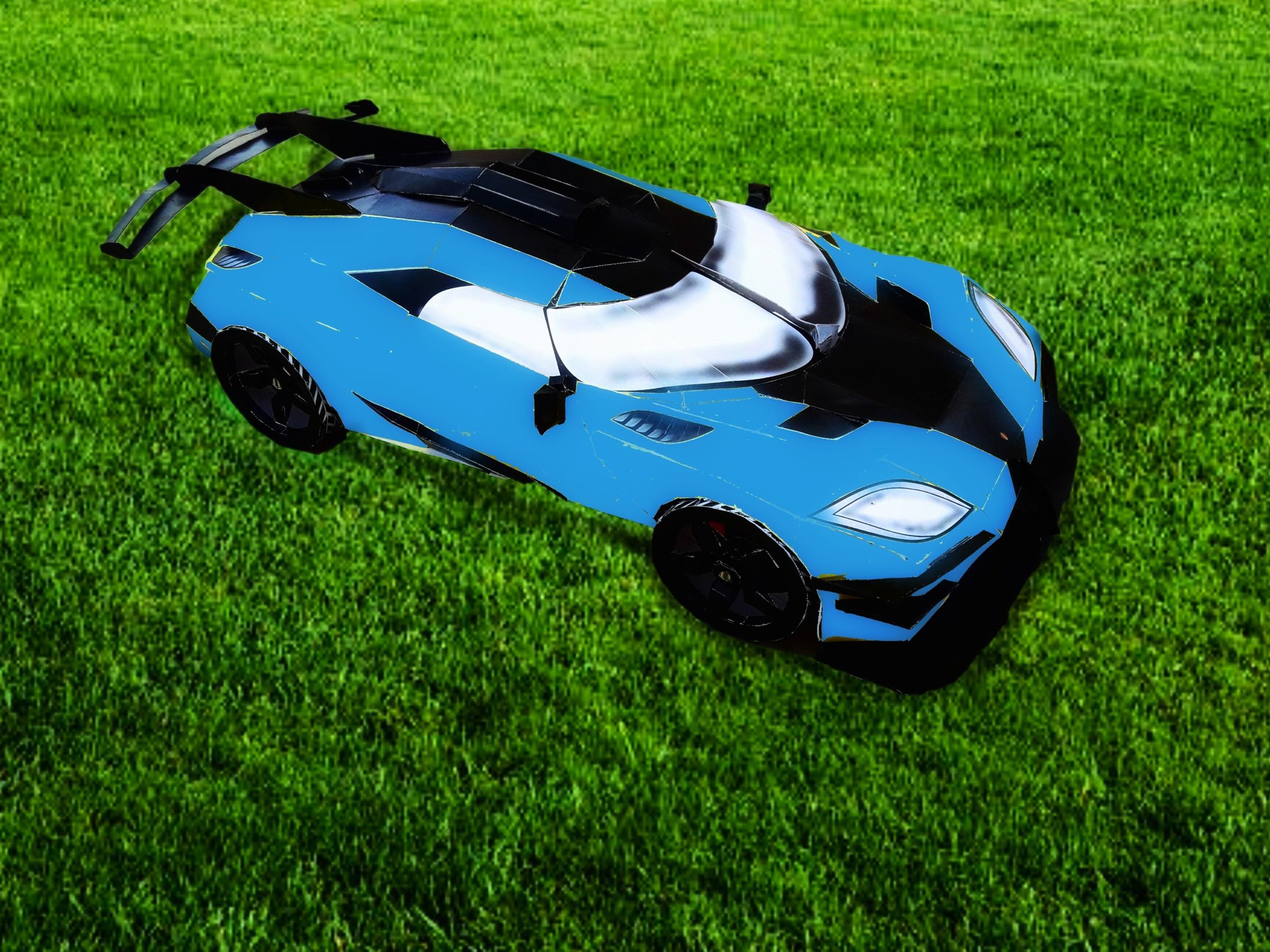 Koenigsegg Agera Paper - Craft Model : 4 Steps - Instructables