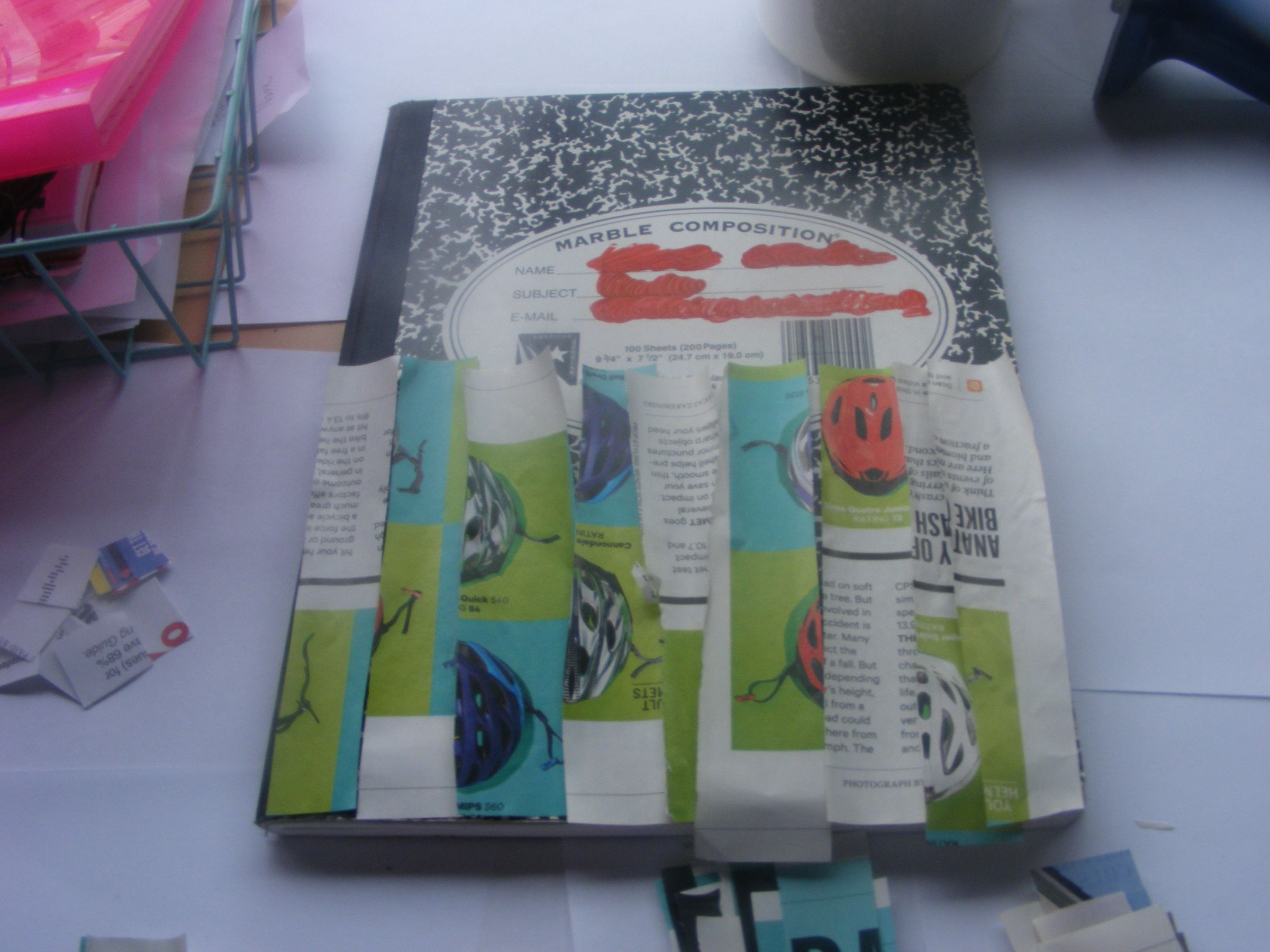 "Frill Up" Your Notebook! Magazine DIY : 9 Steps - Instructables