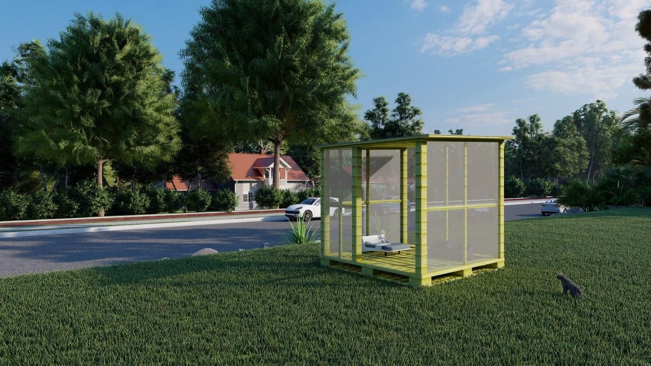 Pallet Pod: a Compact Space From Reused Wood : 3 Steps - Instructables