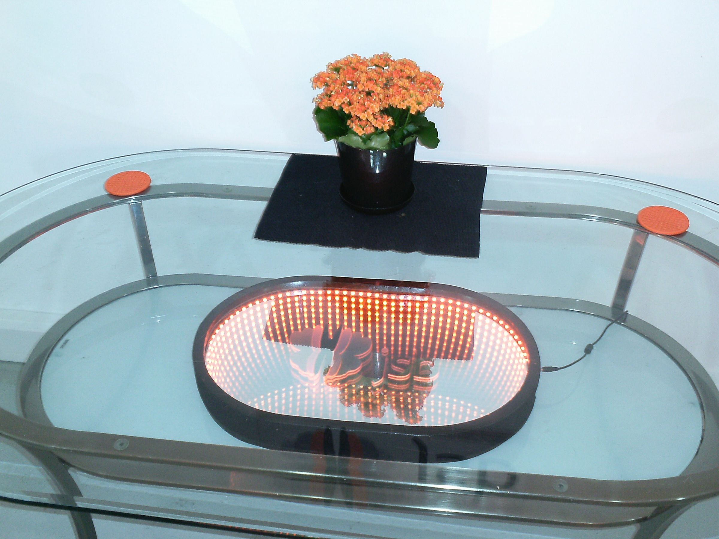 Infinity Mirror for Glass Top Table : 9 Steps (with Pictures ...