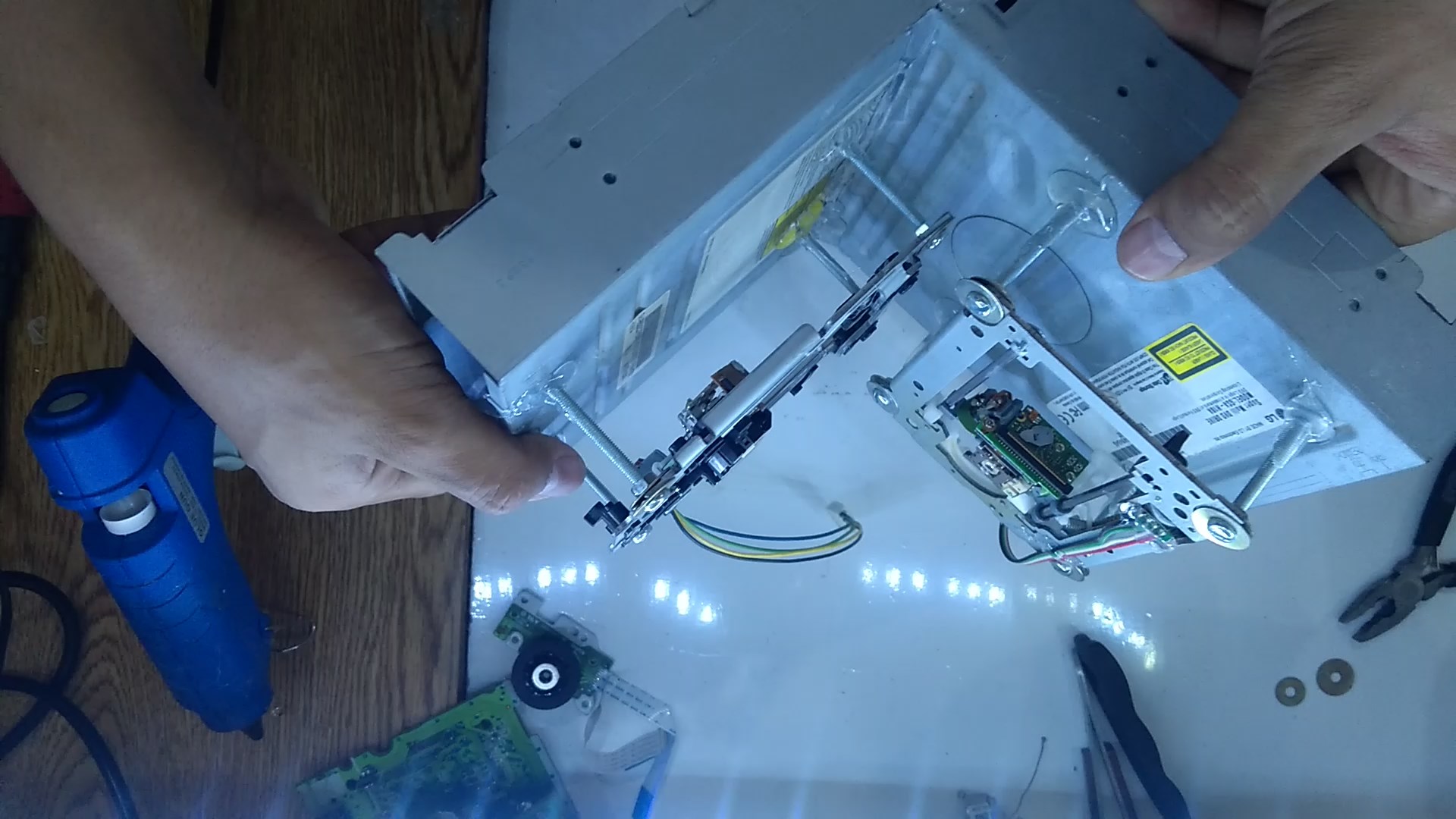 Diy Mini CNC Plotter Machine With Old DVD Motor's & ArduinoUNO : 9 ...