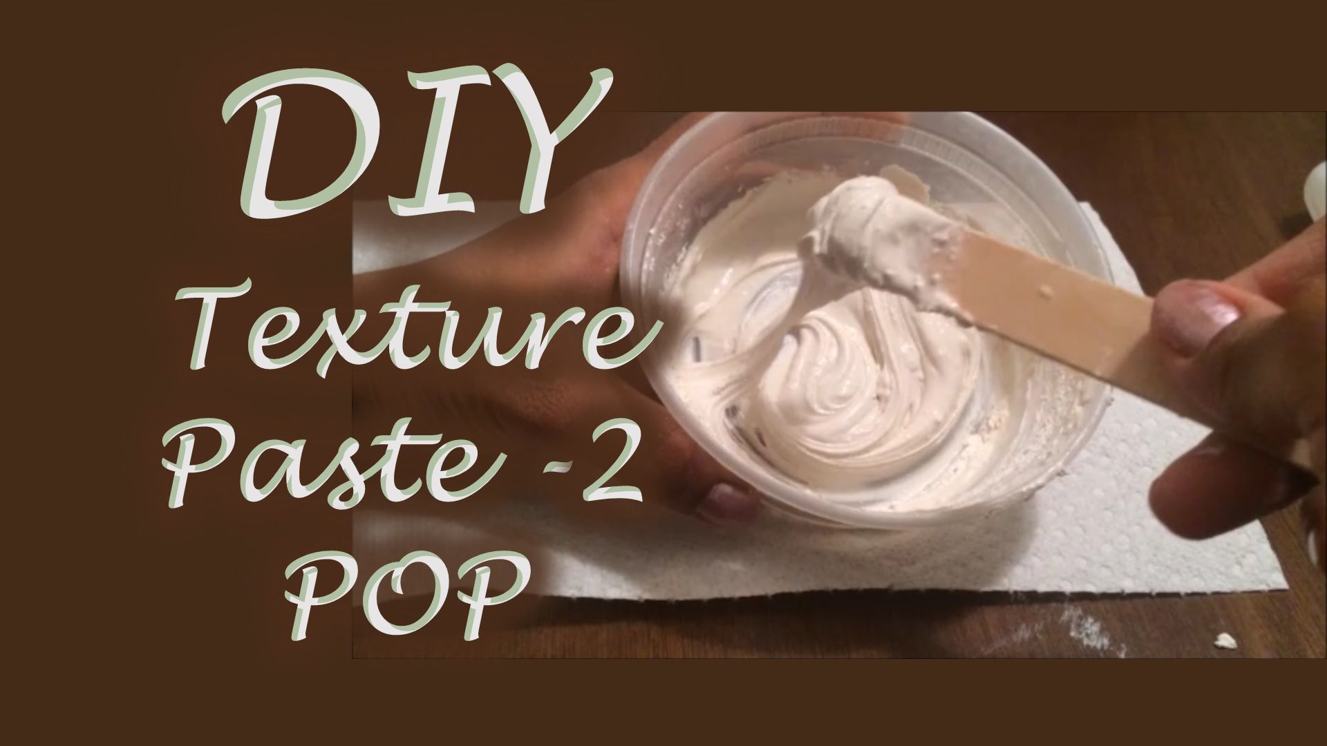 DIY Texture Paste - Instructables