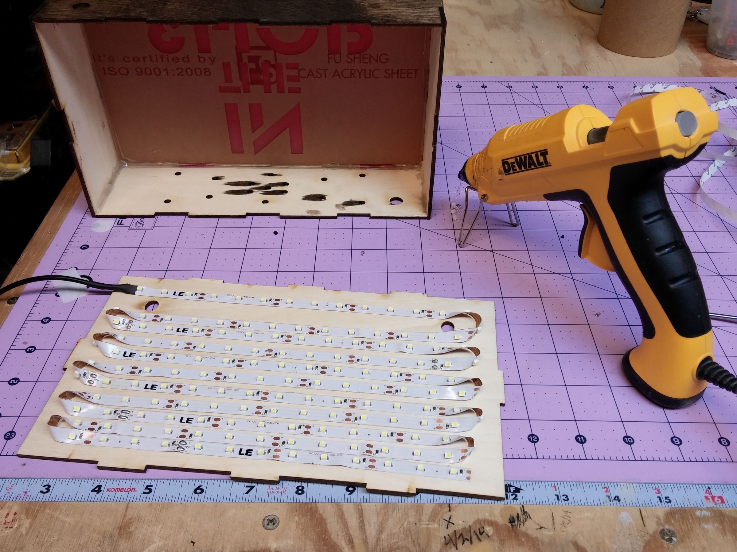 "IN THE SHOP" LED IOT Light With Particle : 8 Steps (with Pictures ...
