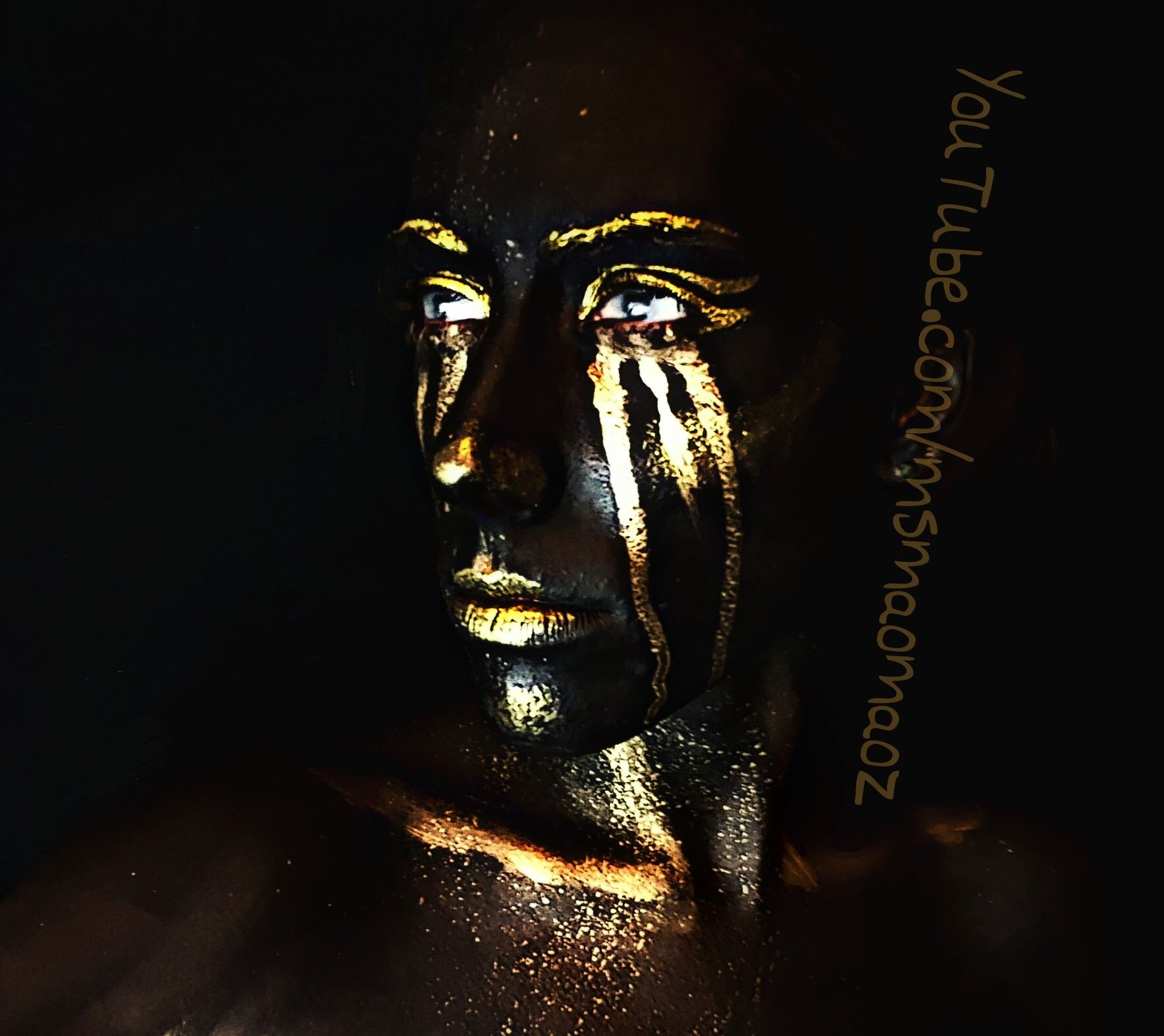 Go Gold Childhood Cancer Awareness Face Paint : 6 Steps - Instructables
