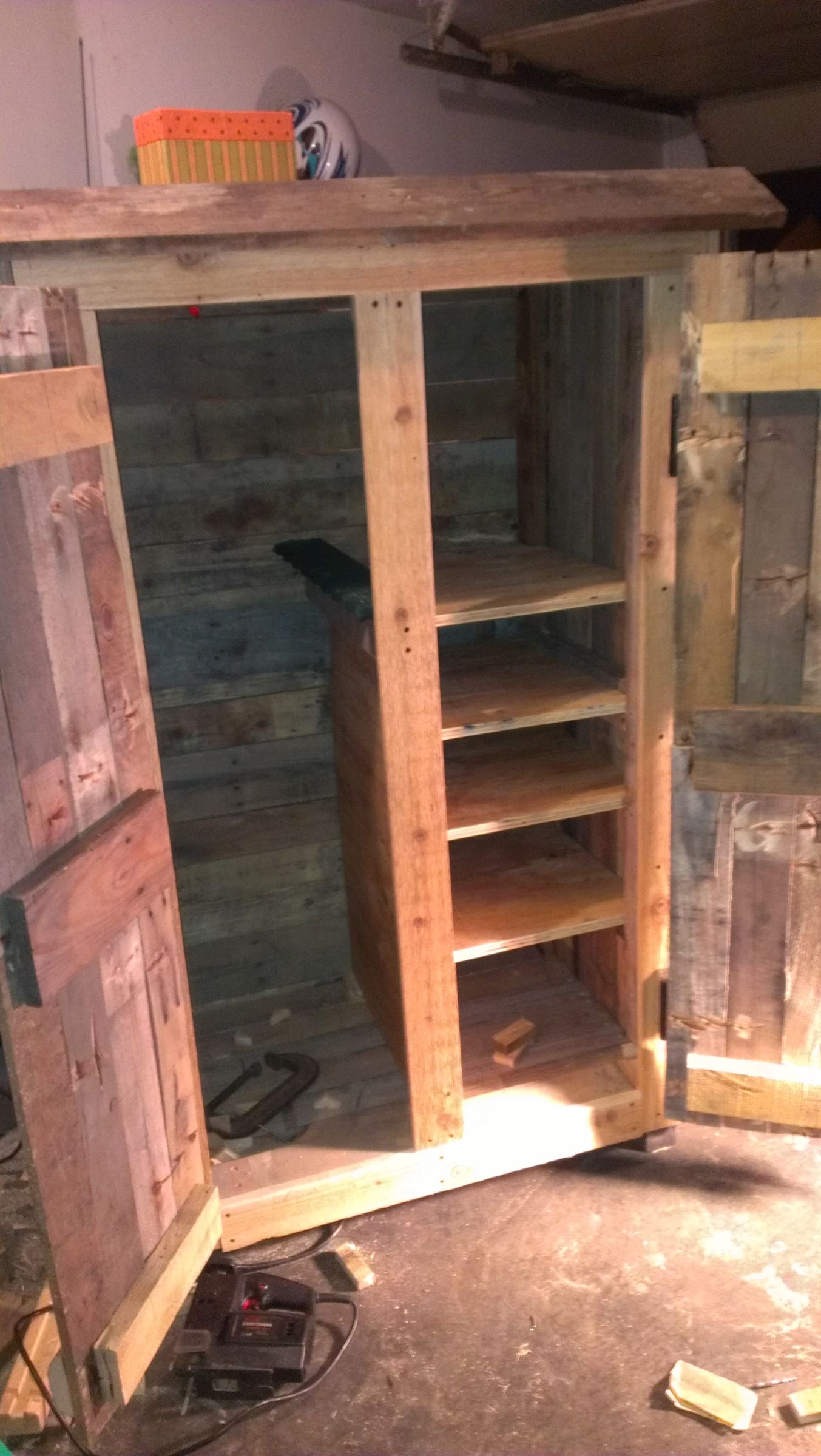 Repurposed Pallets Into Gun Cabinet : 10 Steps - Instructables