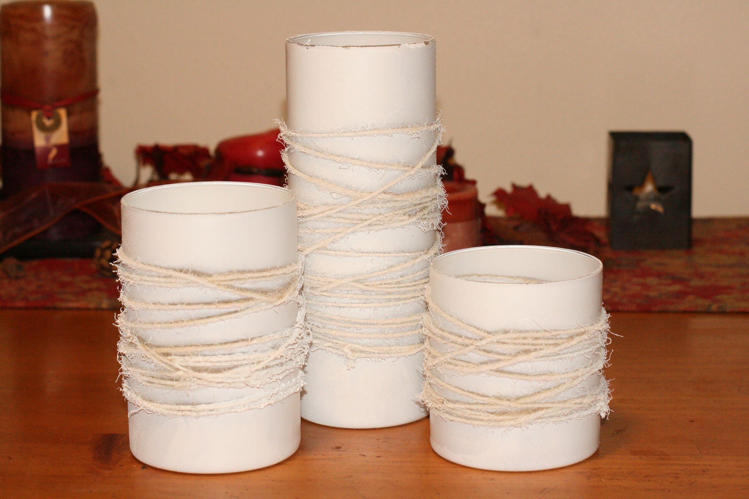 Making Yarn-Wraped Painted Jars : 6 Steps (with Pictures) - Instructables