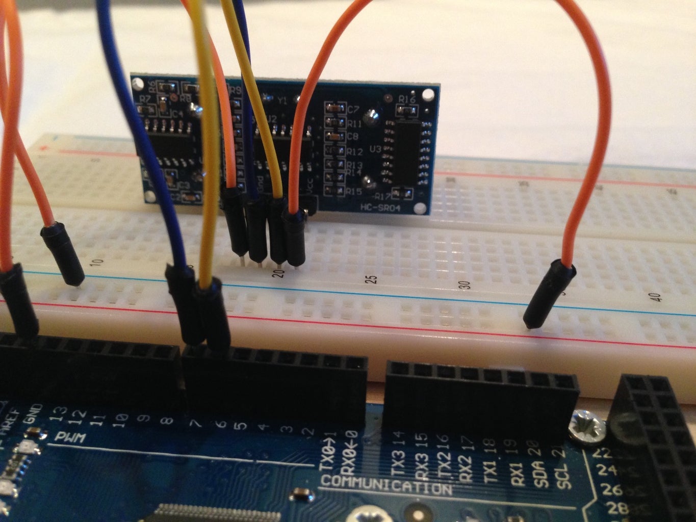 Arduino Hc Sr04 With Lcd 6 Steps With Pictures Instructables